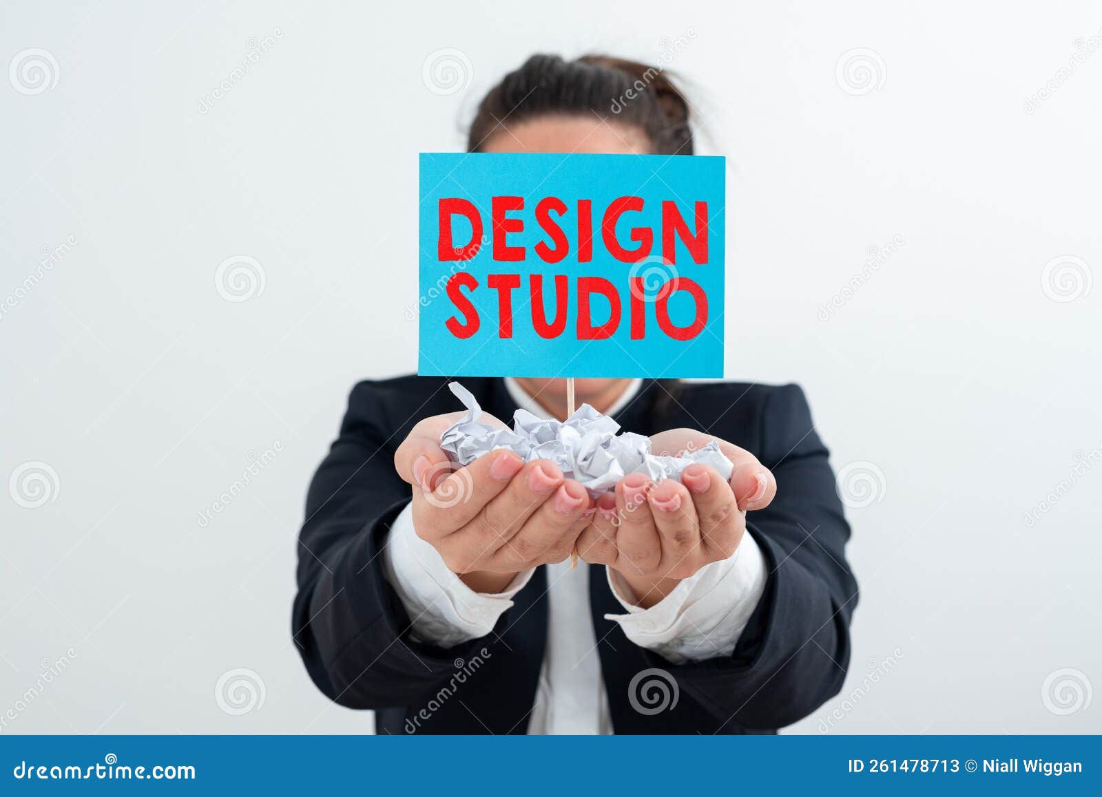 Handwriting Text Design Studio. Business Approach Work Environment ...