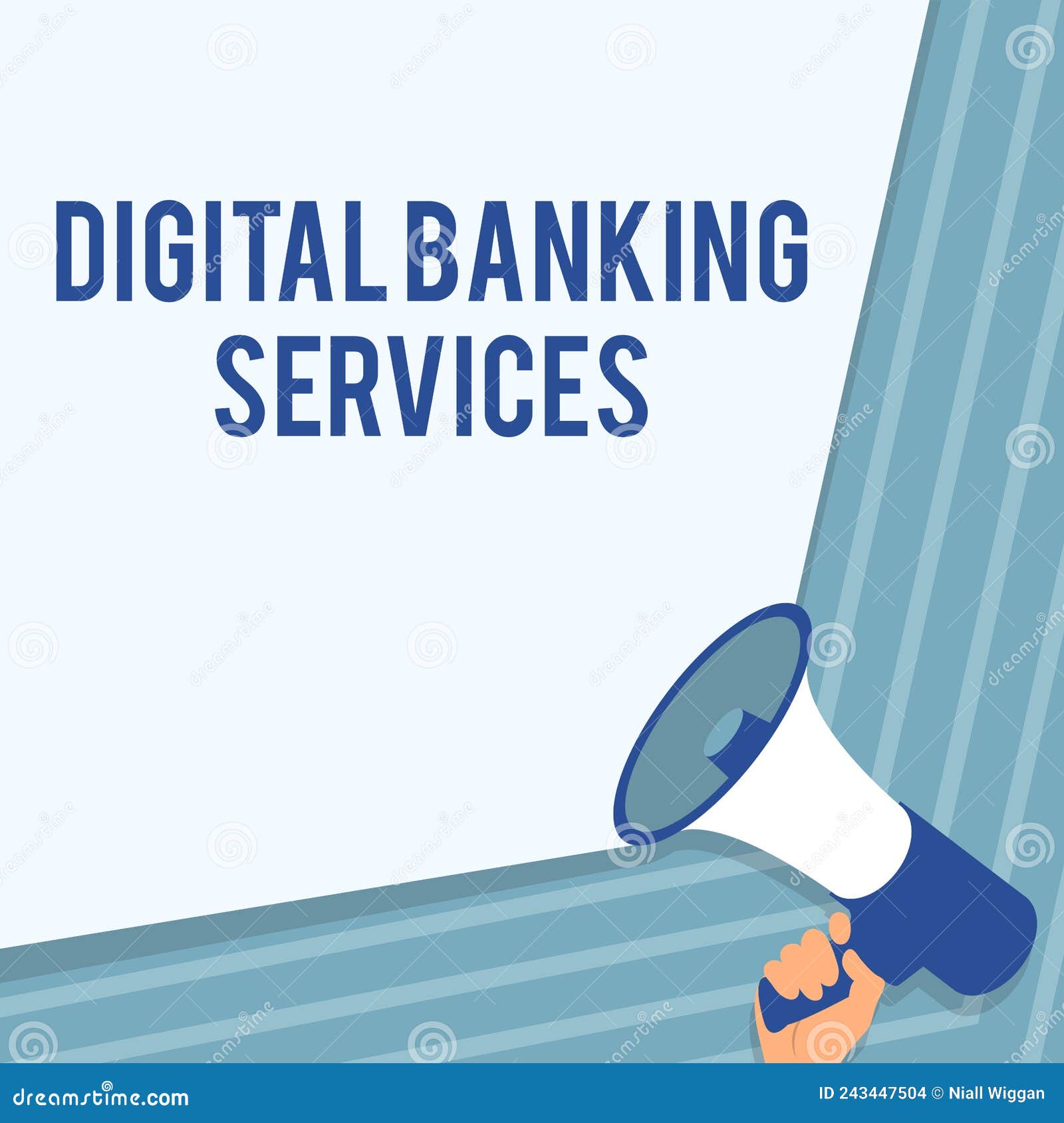 Text Caption Presenting Digital Banking Services. Internet Concept ...