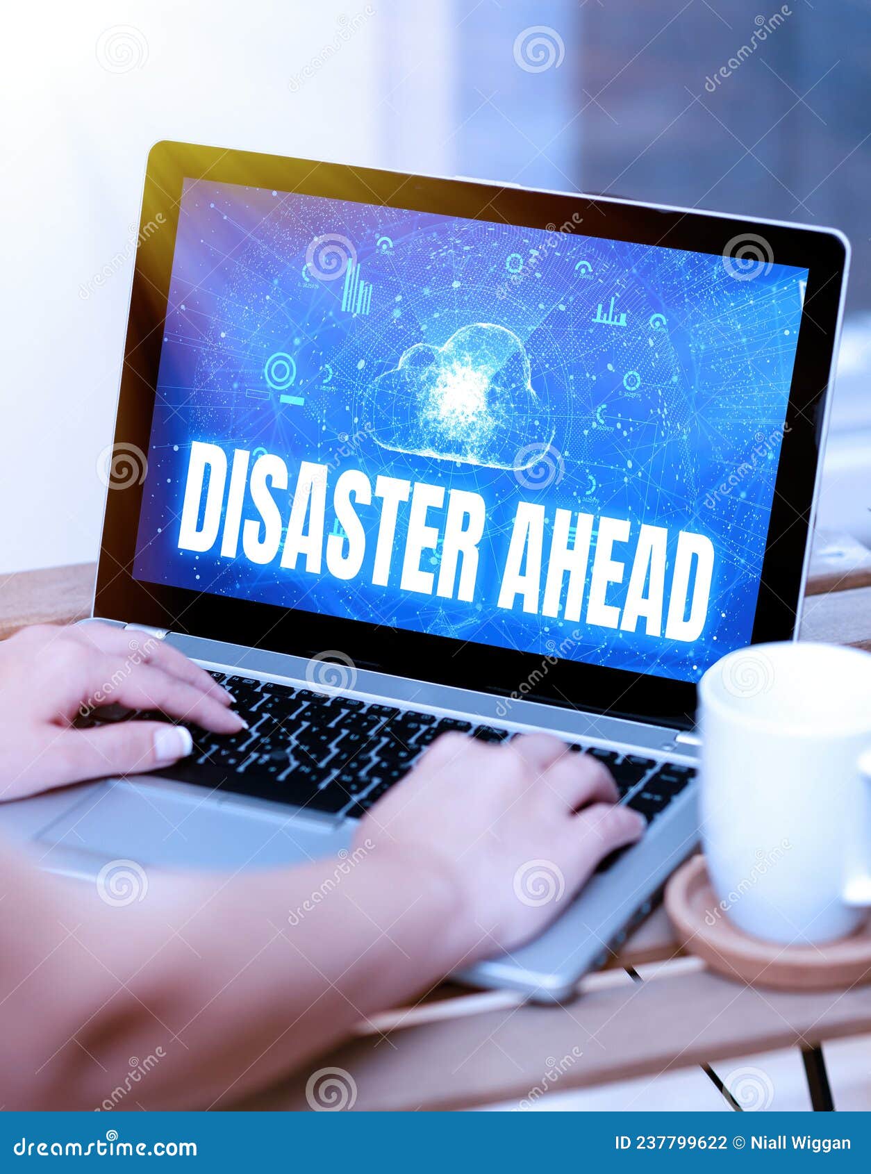 Text Caption Presenting Disaster Ahead. Word Written on Contingency ...