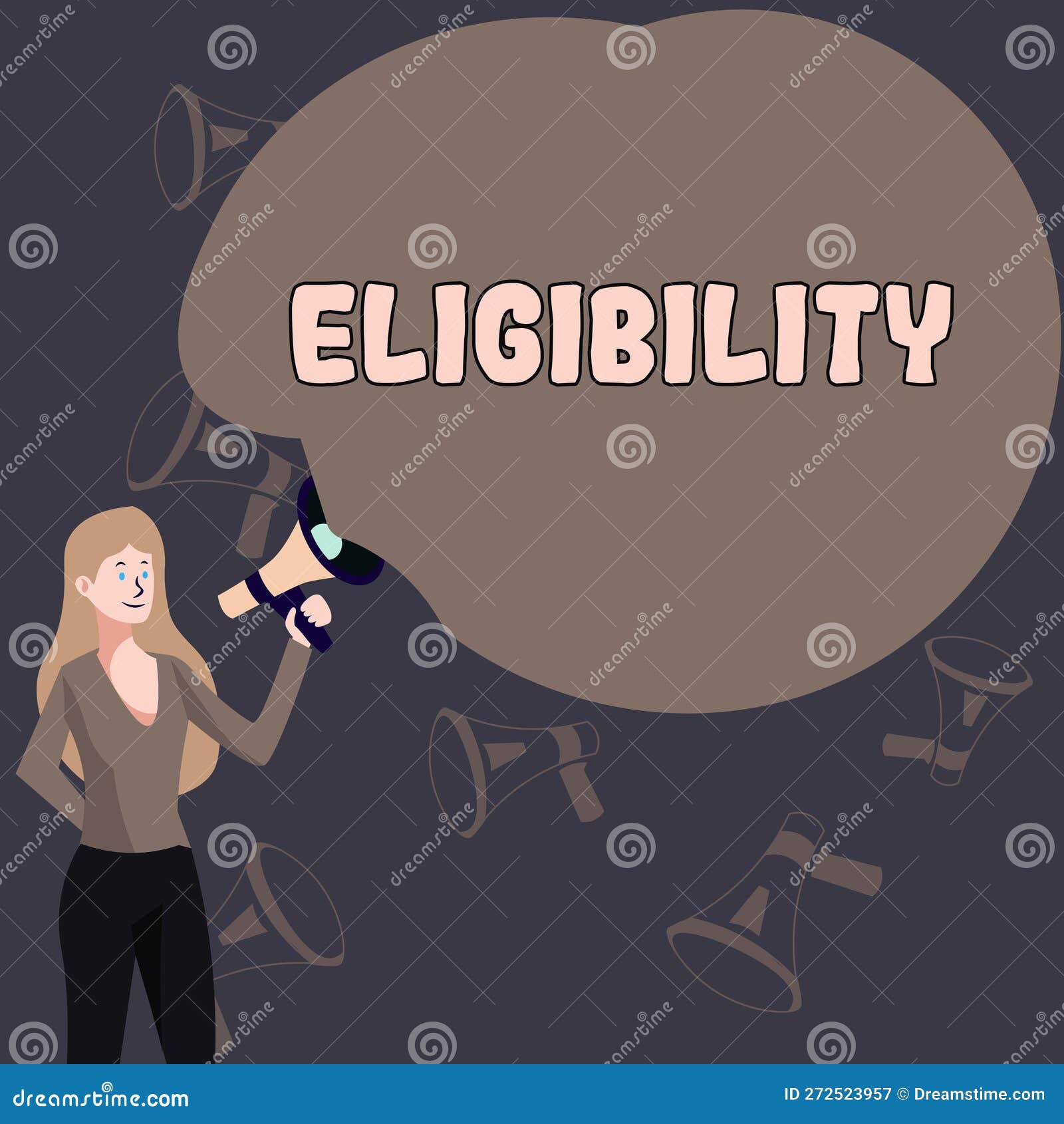 Text Caption Presenting Eligibility. Business Idea State of Having the ...