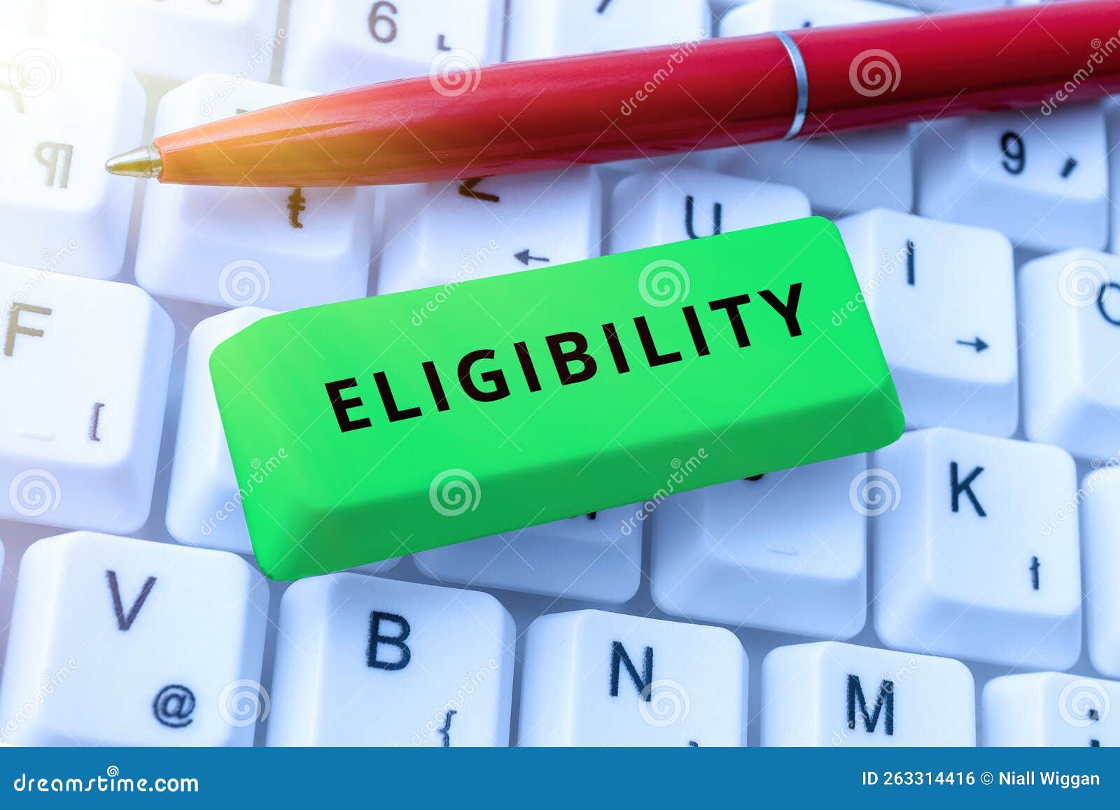 Text Caption Presenting Eligibility. Concept Meaning State of Having ...