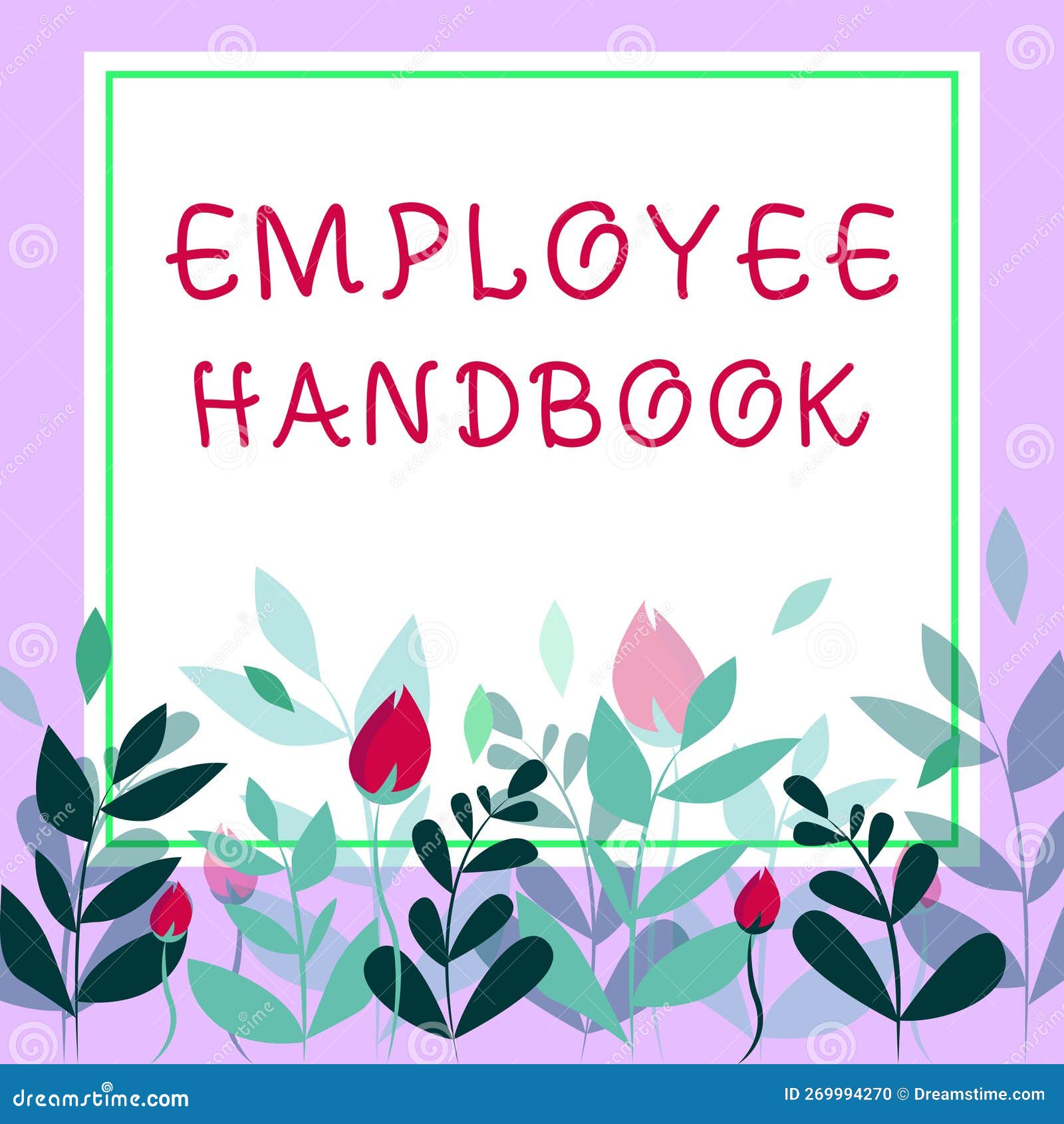 Conceptual Caption Employee Handbook. Word Written on Document that ... Conceptual Caption Employee Handbook. Word Written on Document that ...