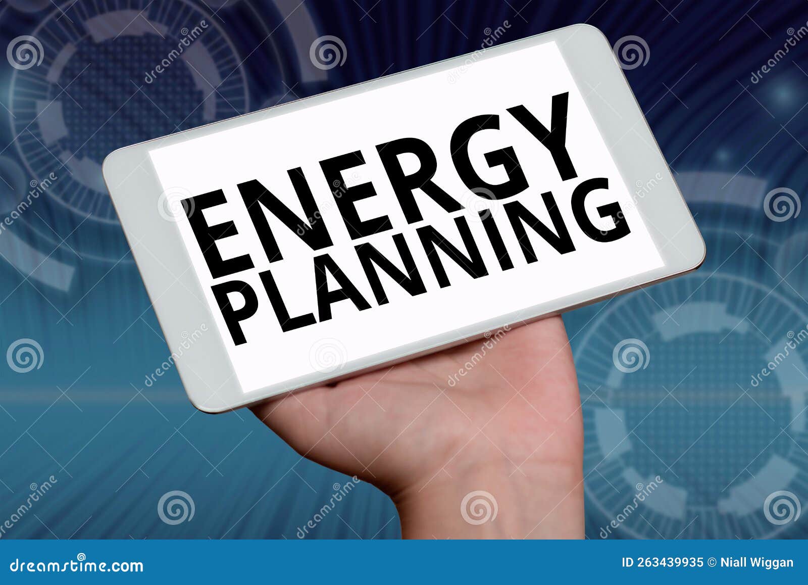 Text Caption Presenting Energy Planning. Business Idea Making of a ...