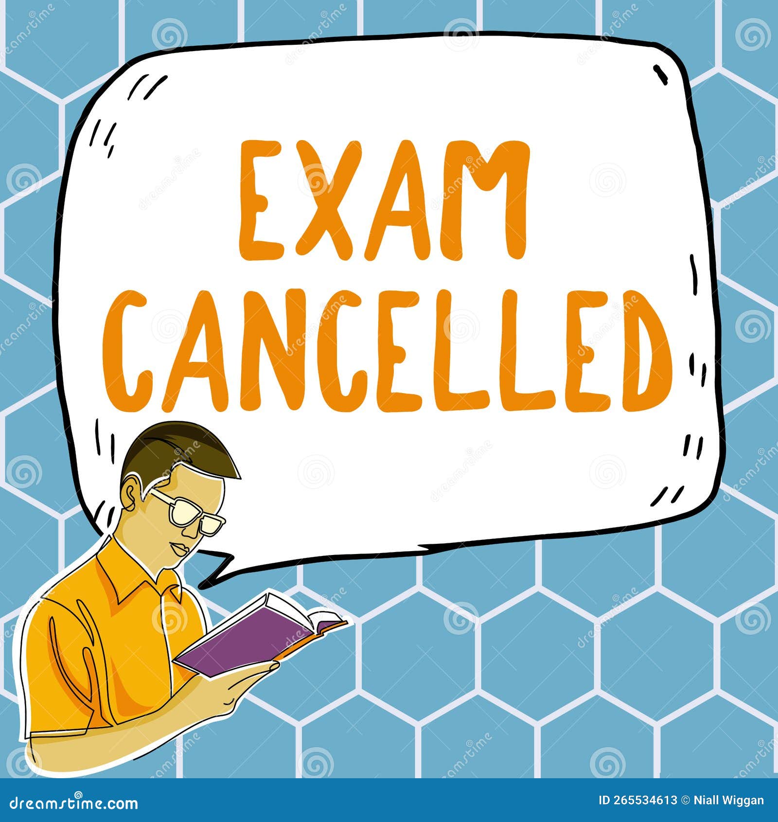 Text Caption Presenting Exam Cancelled. Conceptual Photo the Precise ...