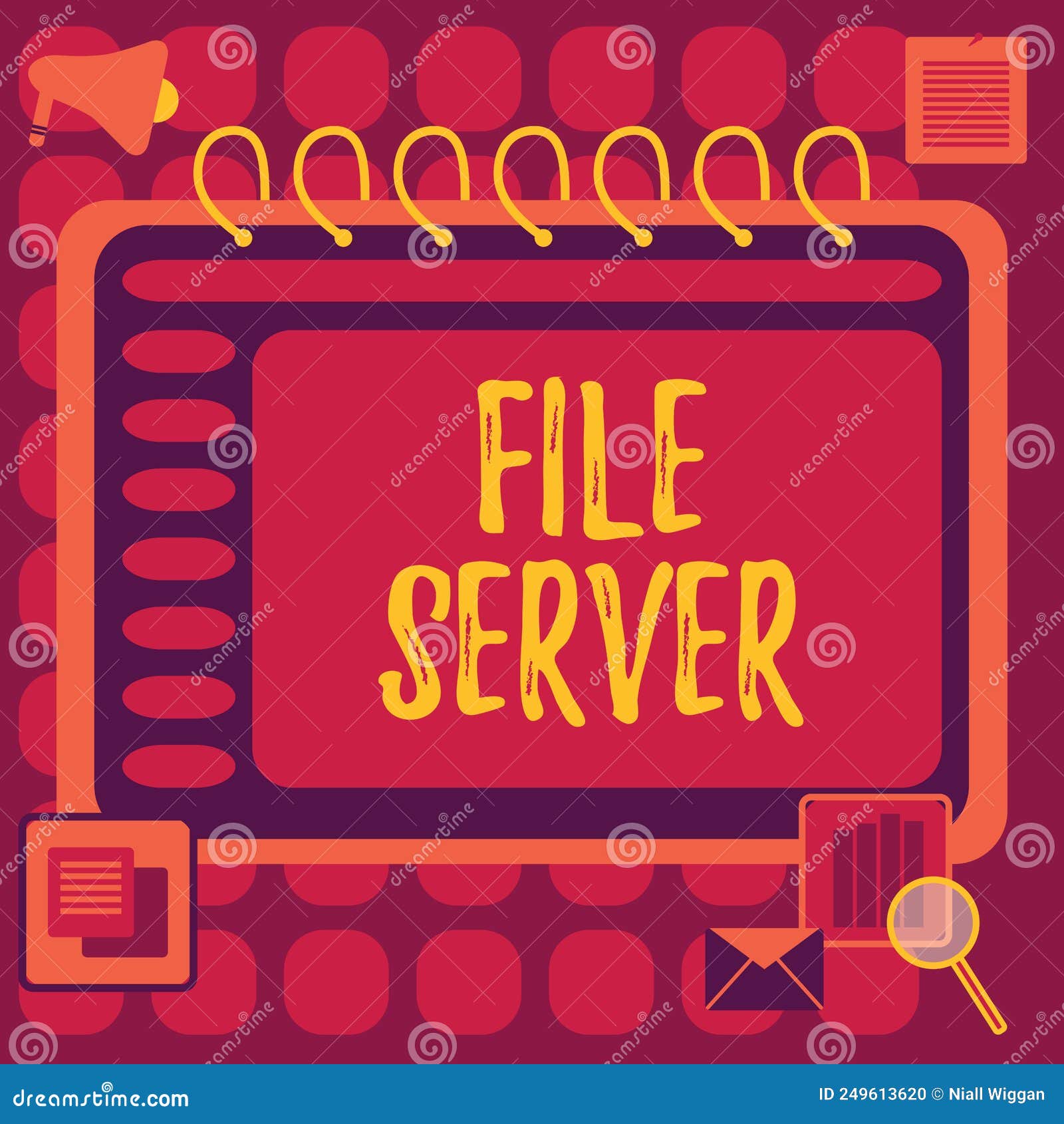 Text Caption Presenting File Server. Word for Device Which Controls ... Text Caption Presenting File Server. Word for Device Which Controls ...