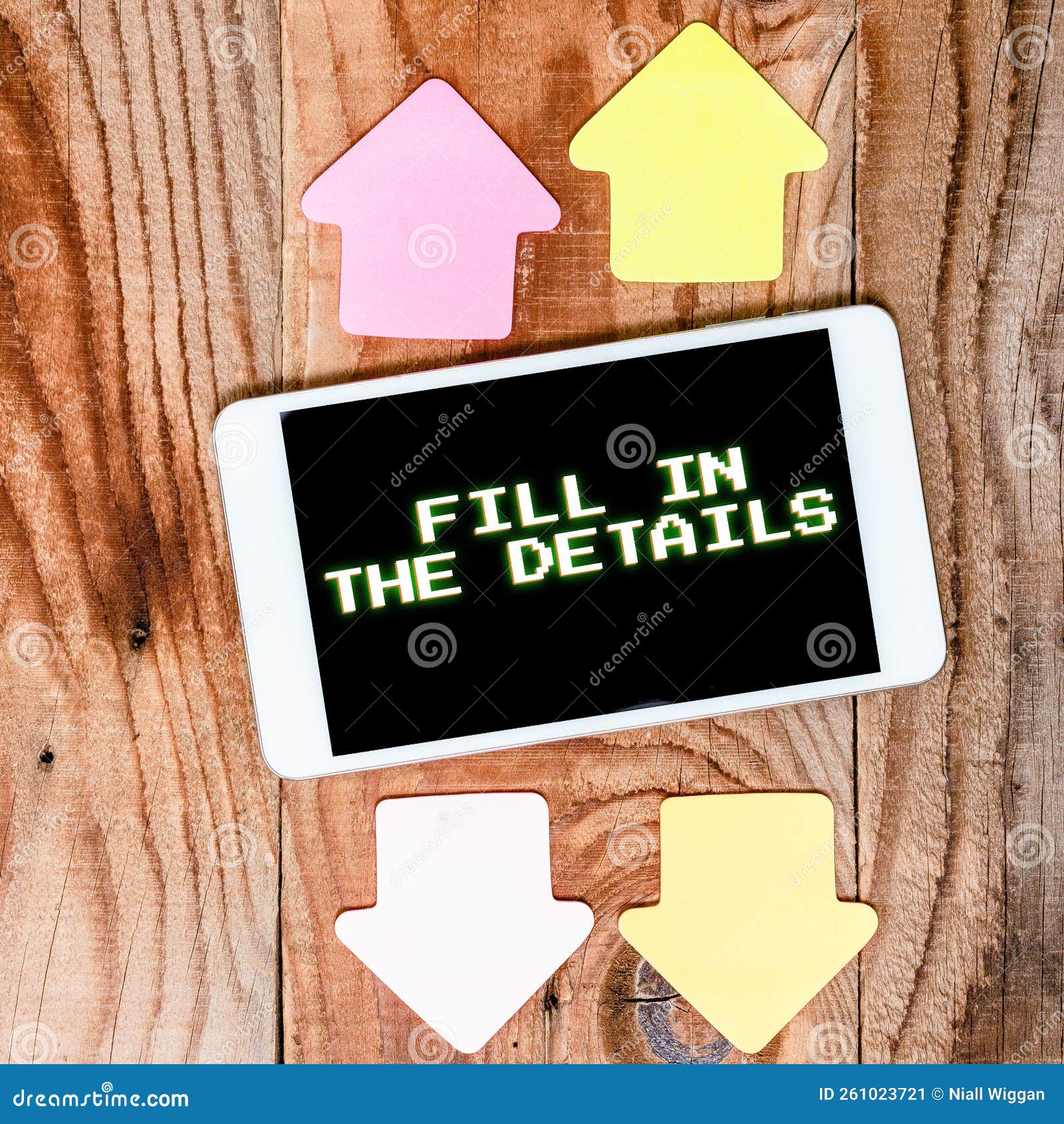 Text Caption Presenting Fill in the Details. Word Written on Add ...