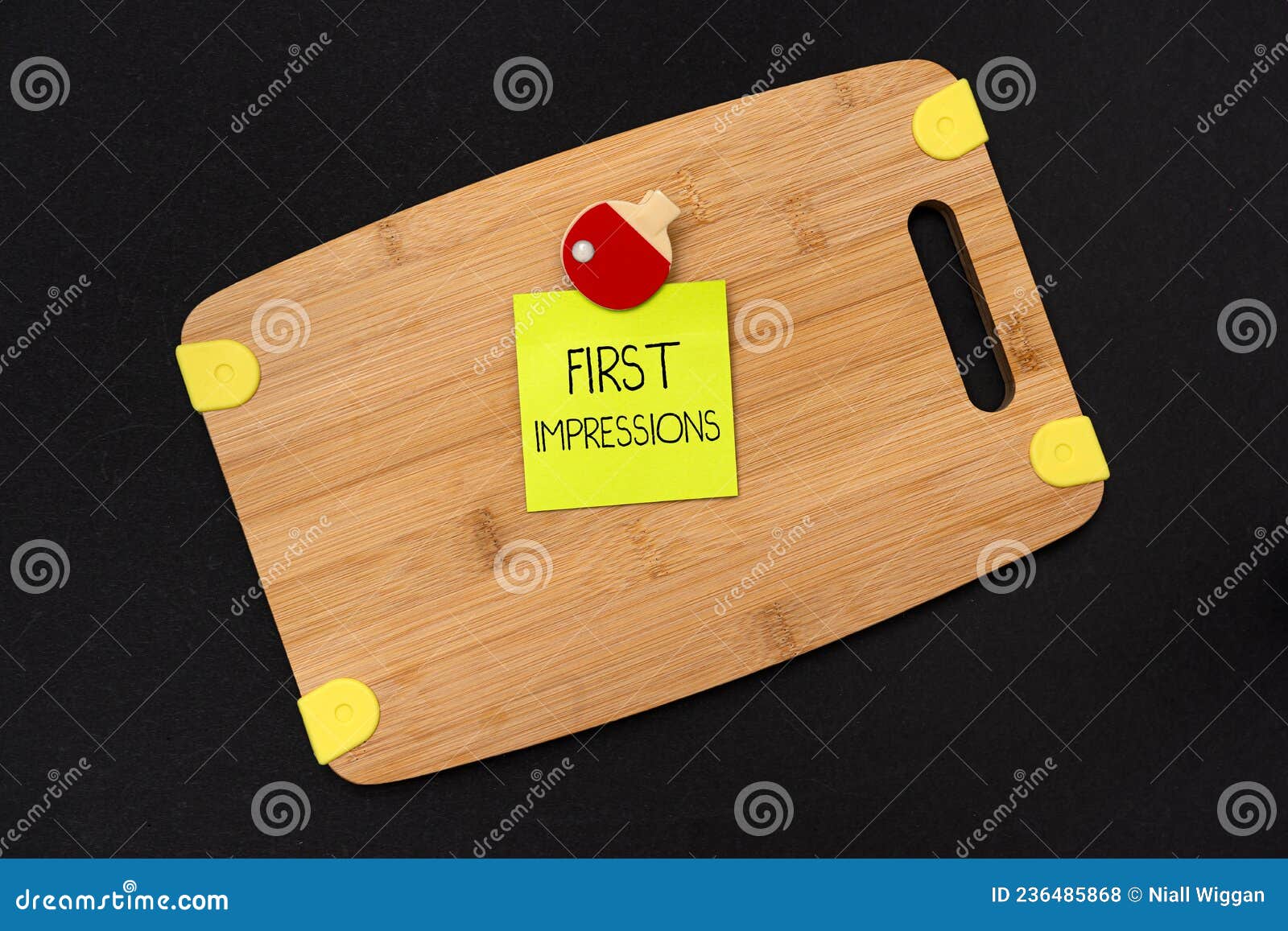 Text Caption Presenting First Impressions. Word Written On What A ...