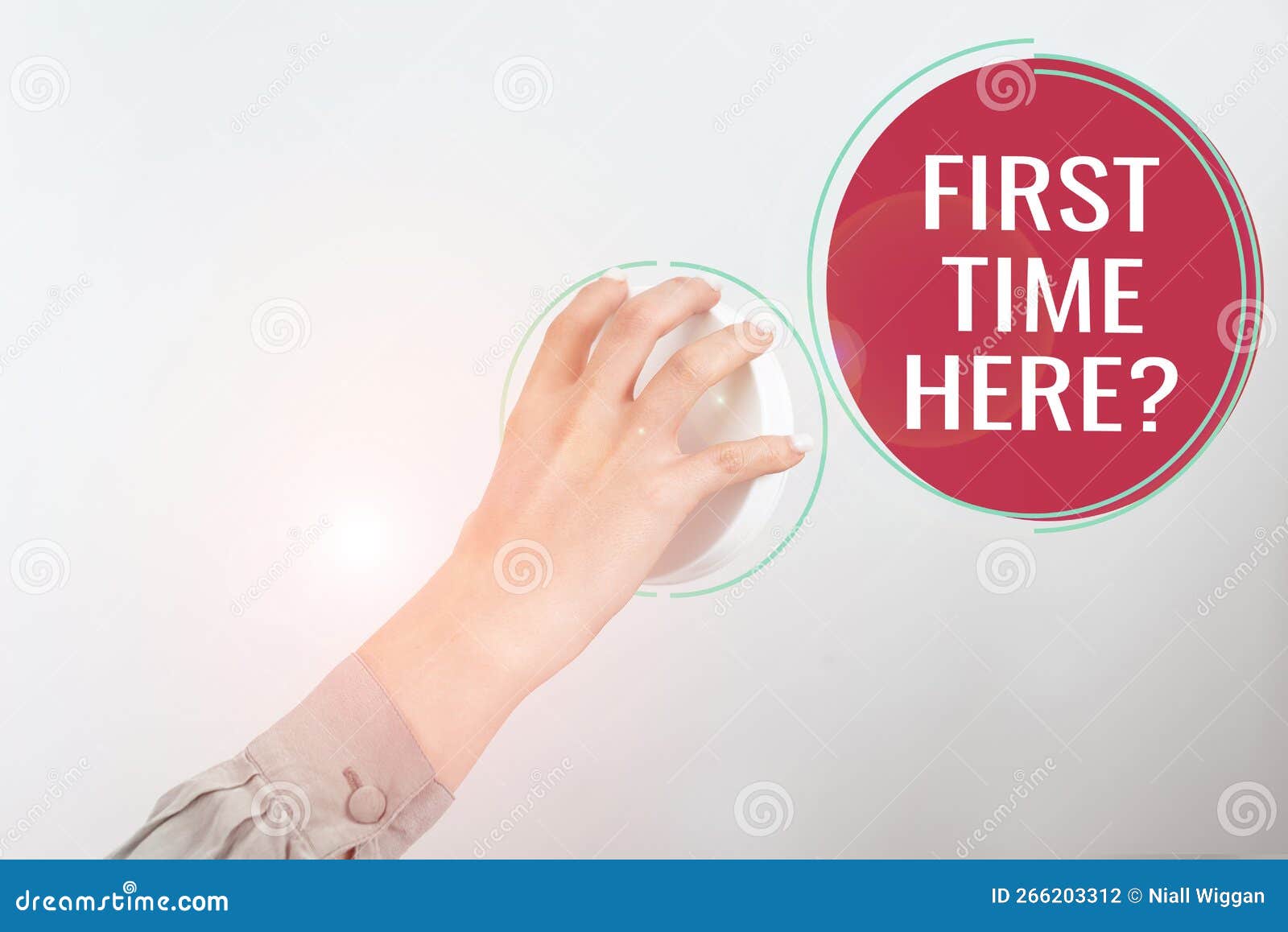 Text Caption Presenting First Time Here. Internet Concept Never Been in ...