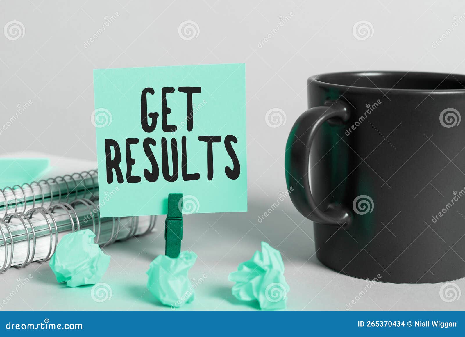 Text Caption Presenting Get Results. Business Concept To Proceed or ...