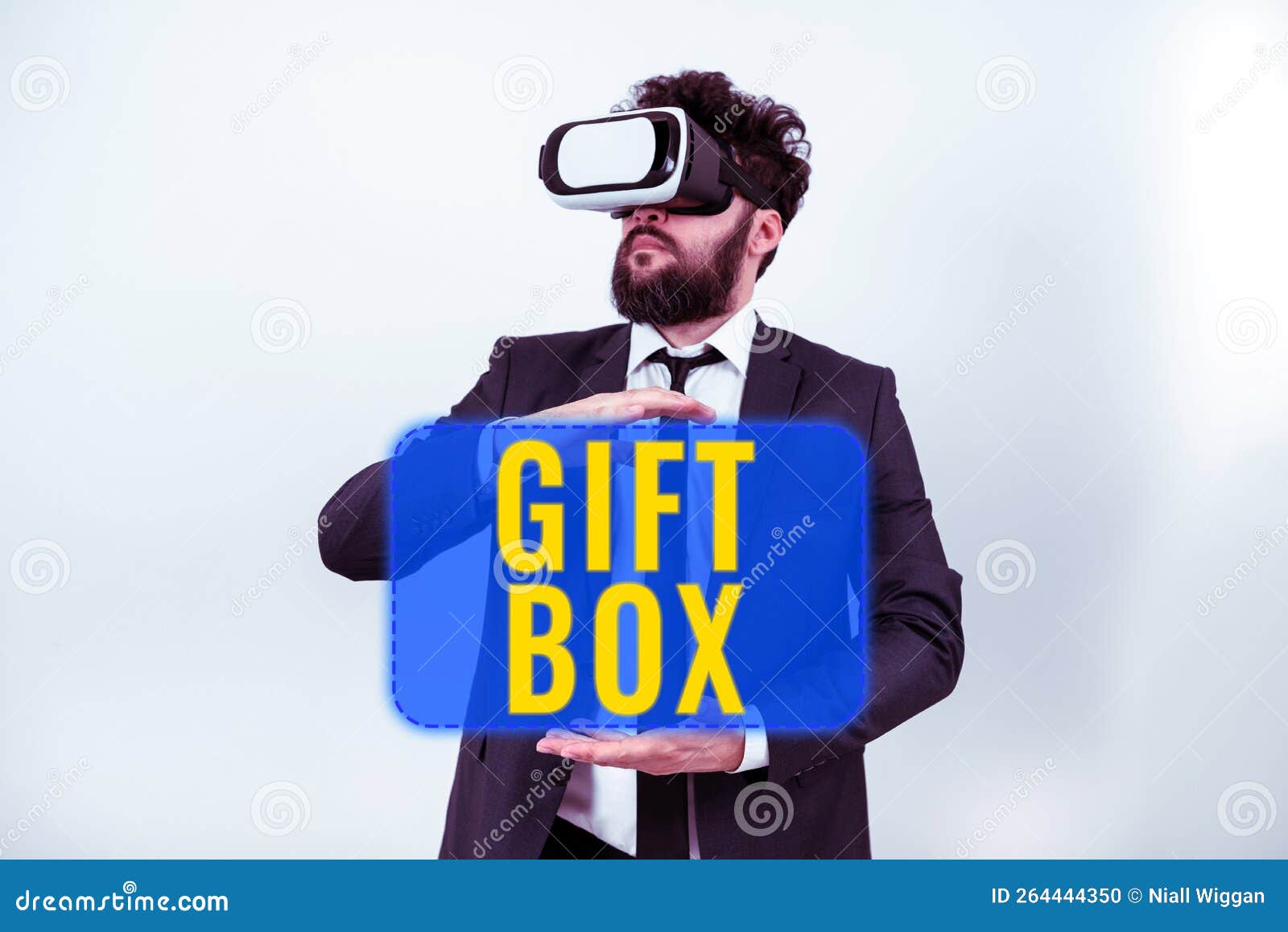 Text Caption Presenting Gift Box. Internet Concept a Small Cointainer ...