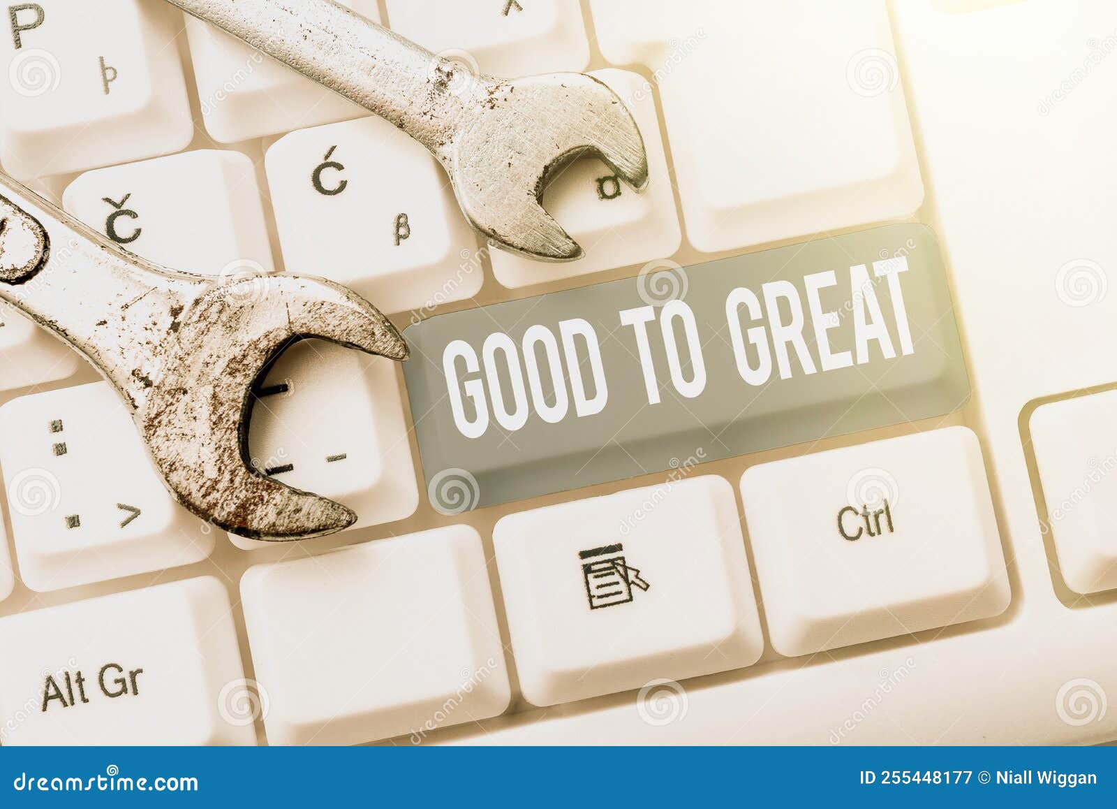 Text Caption Presenting Good To Great. Concept Meaning Everything ...