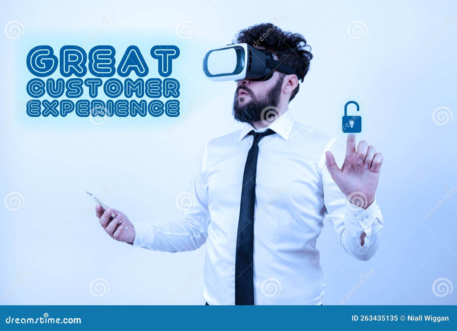 Text Caption Presenting Great Customer Experience. Word for Responding ...