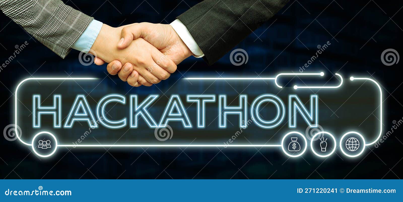 Text Caption Presenting Hackathon. Business Approach Event Where Large ... Text Caption Presenting Hackathon. Business Approach Event Where Large ...