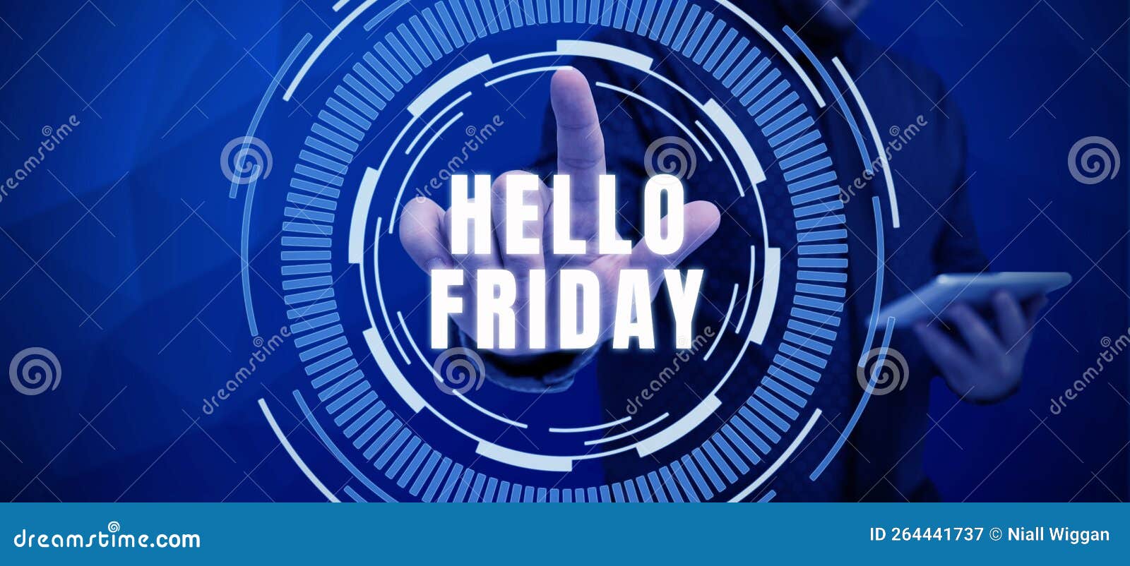 Text Caption Presenting Hello Friday. Concept Meaning Greetings on ...