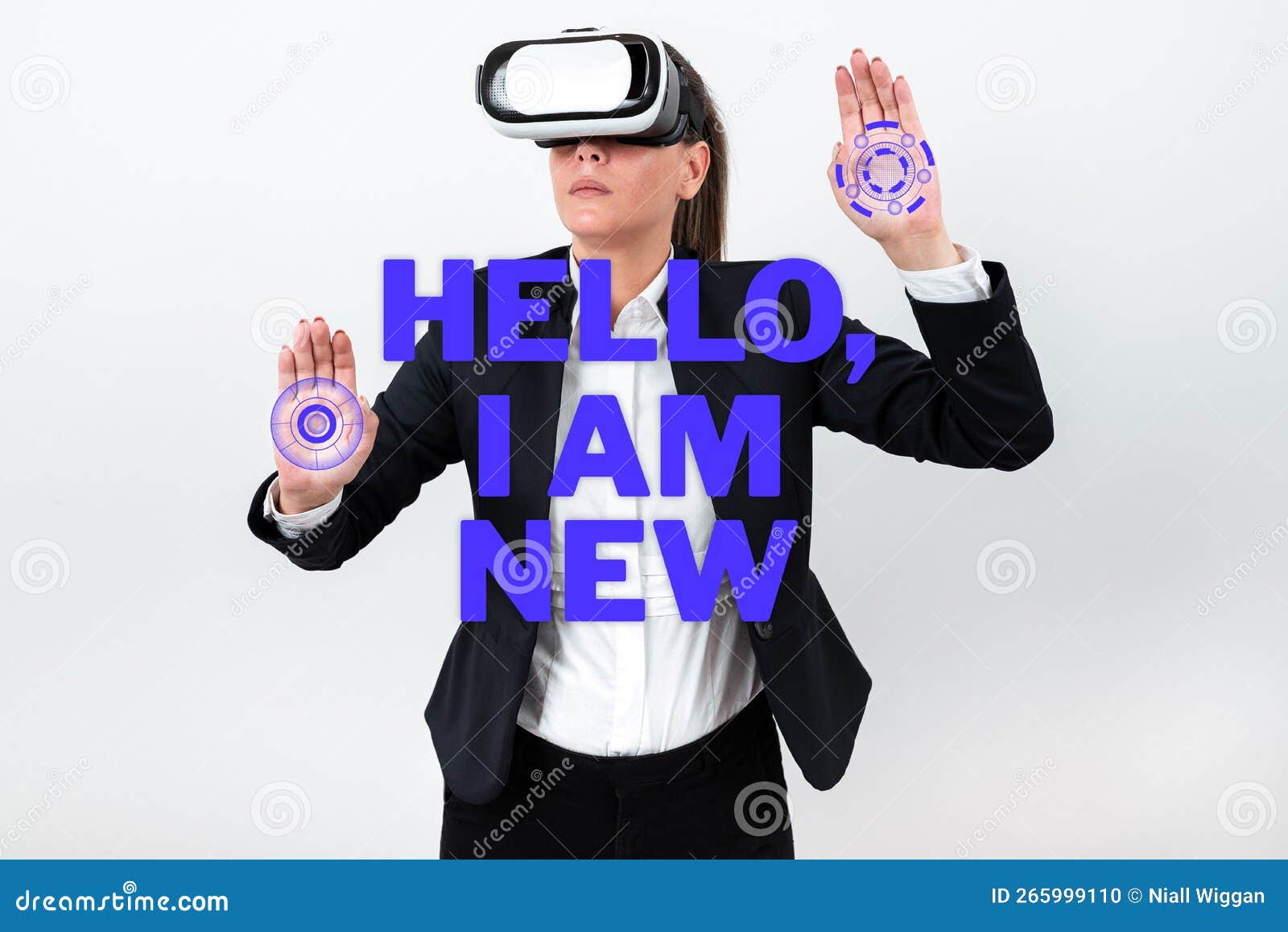 Conceptual Display Hello, I am New. Business Idea Introducing Oneself ...