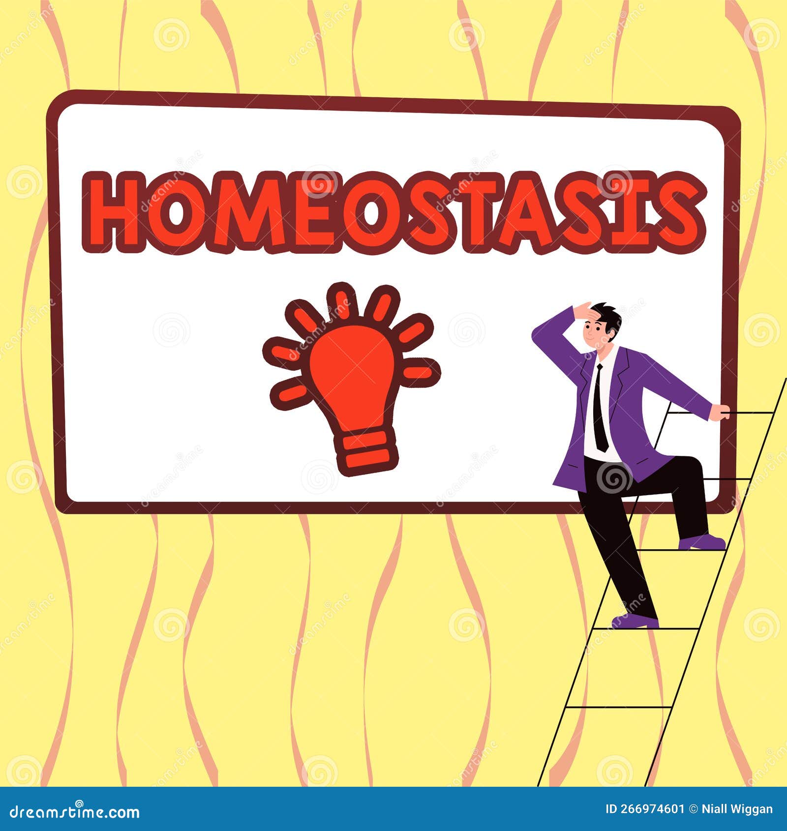 Text Caption Presenting Homeostasis. Word Written on the Tendency ...