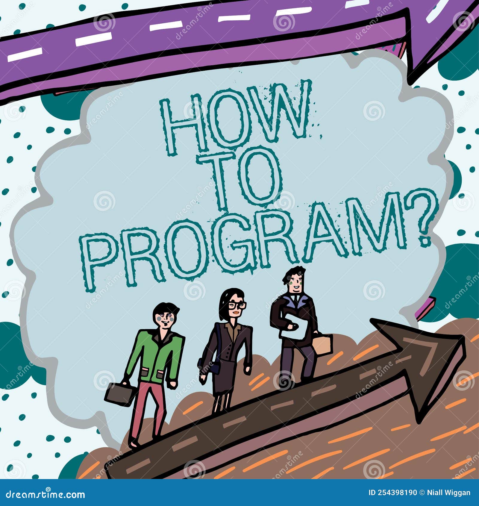 Sign Displaying How To Program. Business Idea Instruction for Computer Programming Technology ...