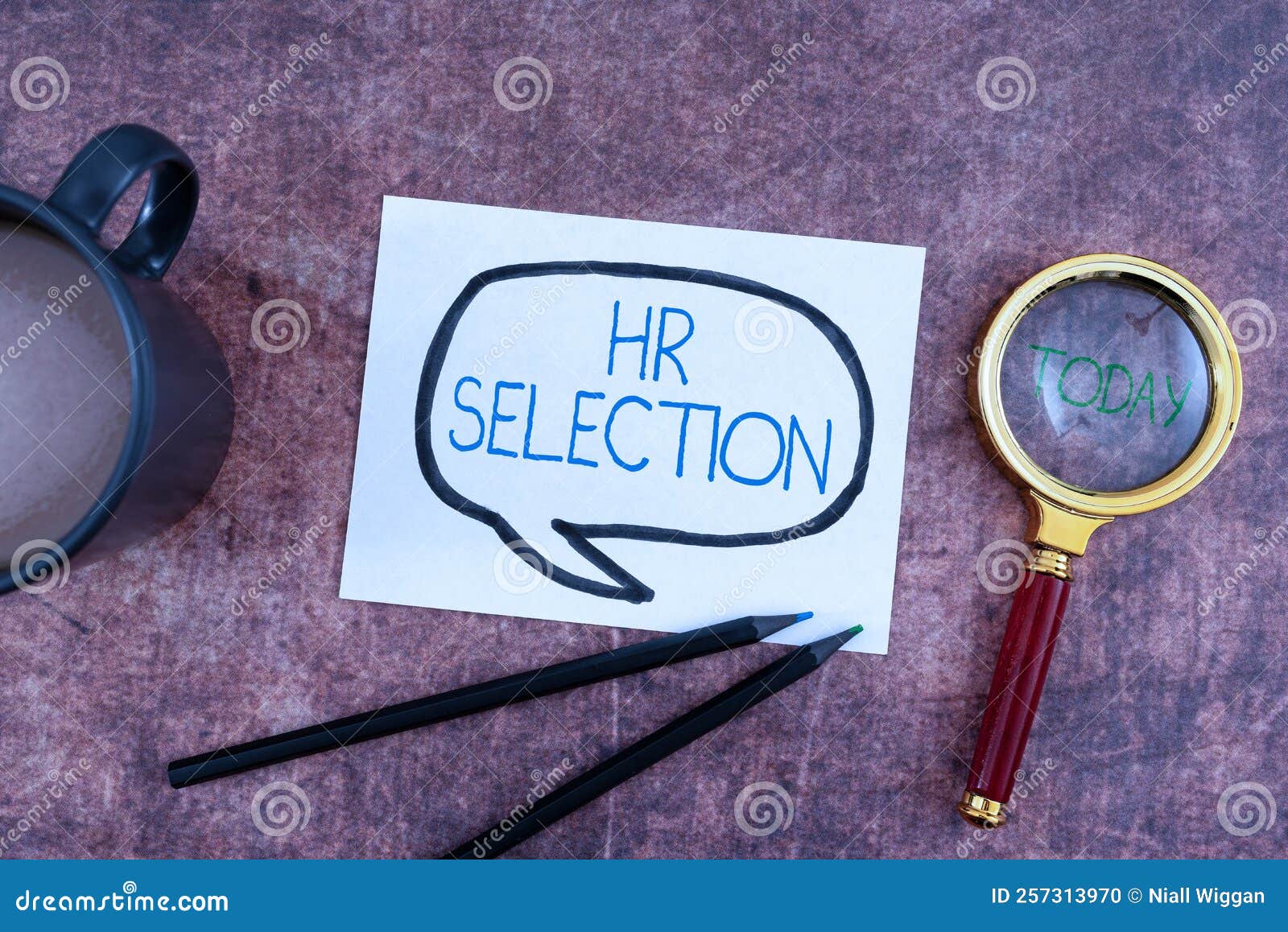 Text Caption Presenting Hr Selection. Concept Meaning Process and ...