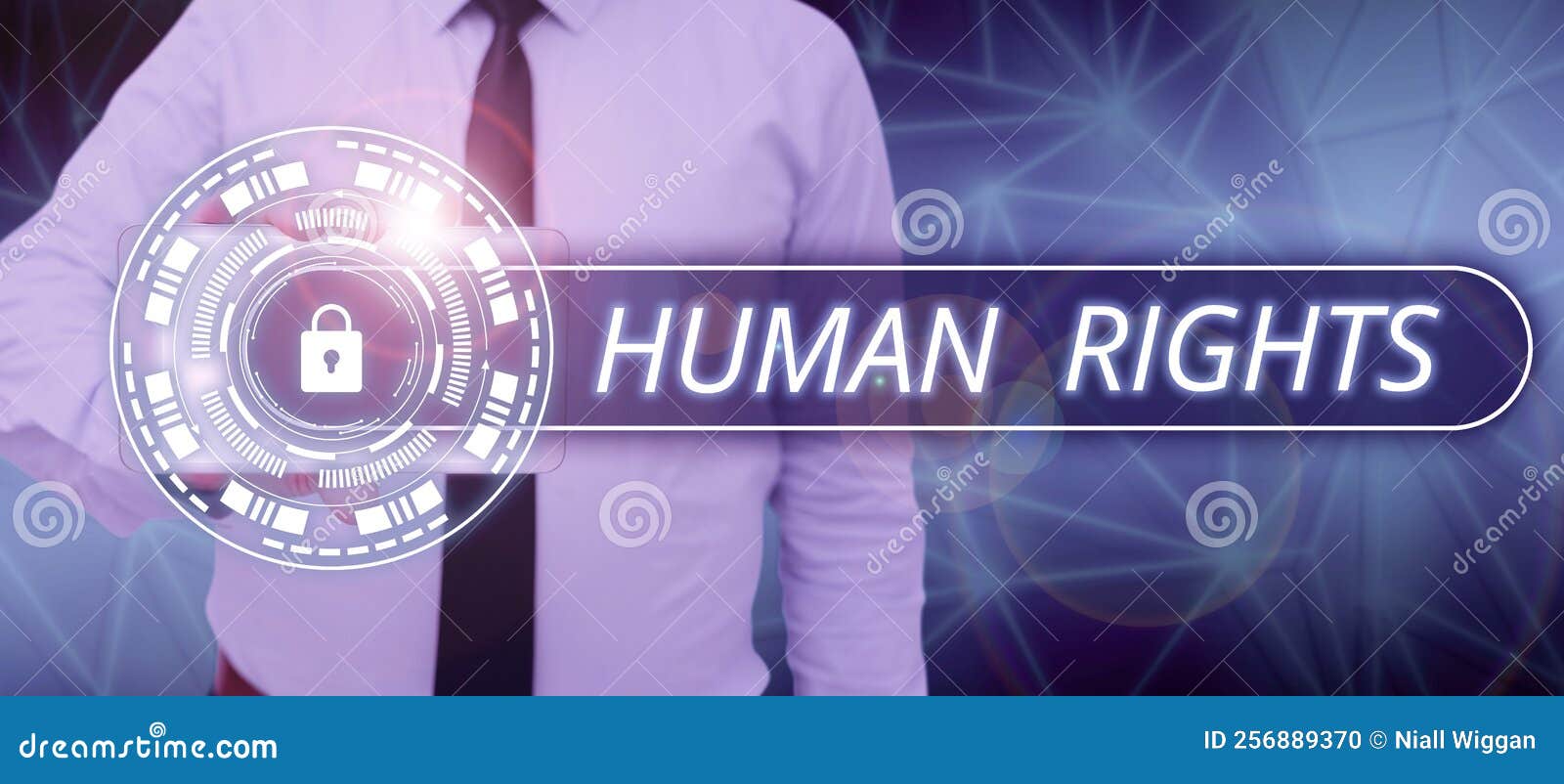 Text Caption Presenting Human Rights Concept Meaning Moral Principles
