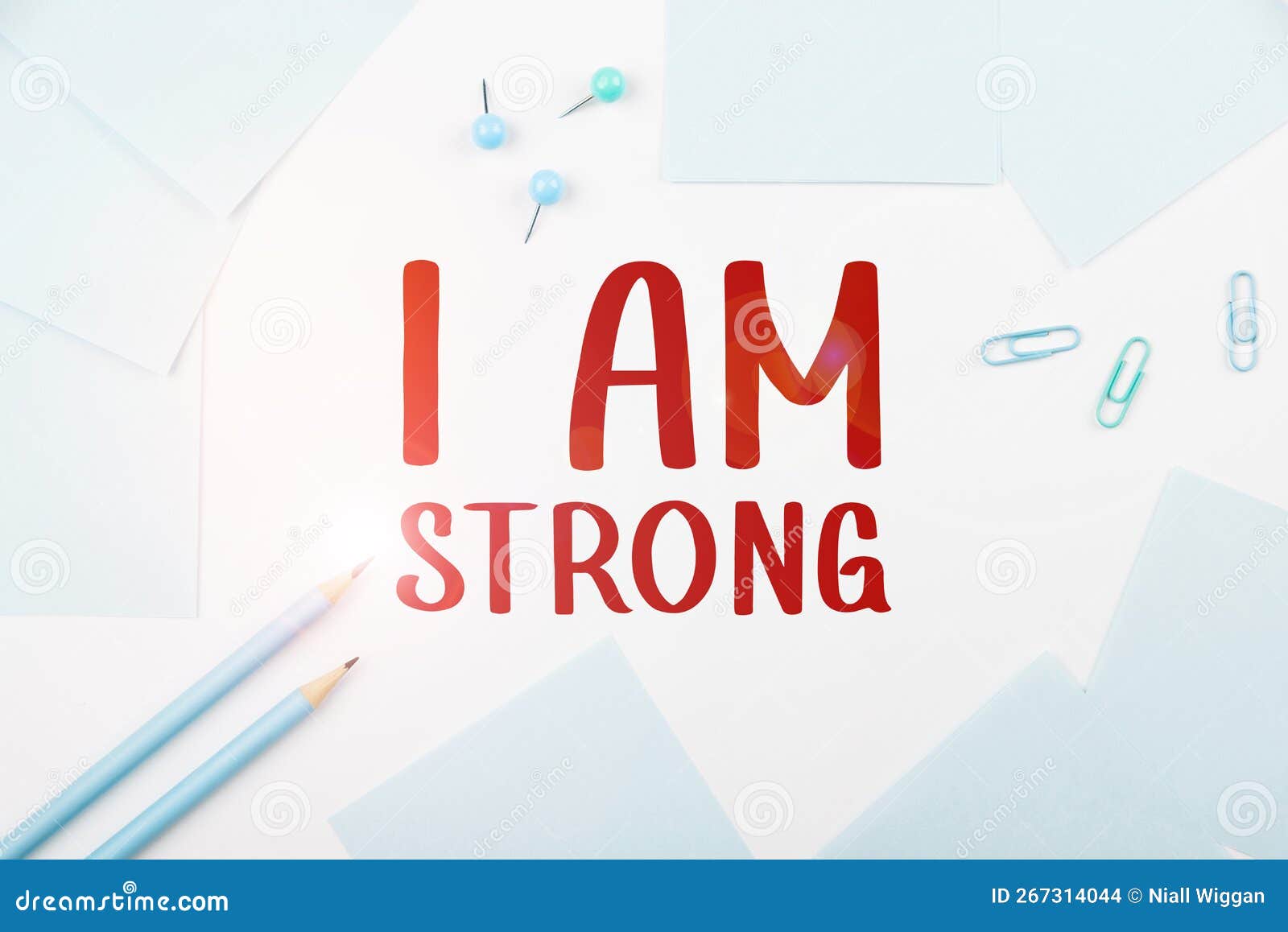Text Caption Presenting I am Strong. Internet Concept Have Great ...