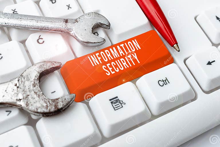 Text Caption Presenting Information Security. Business Showcase INFOSEC ...