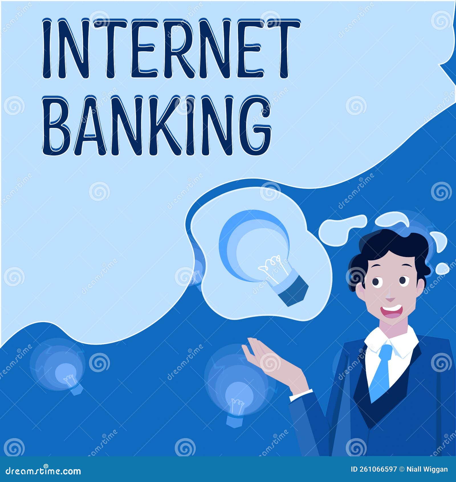 Text Caption Presenting Internet Banking. Concept Meaning Banking ...