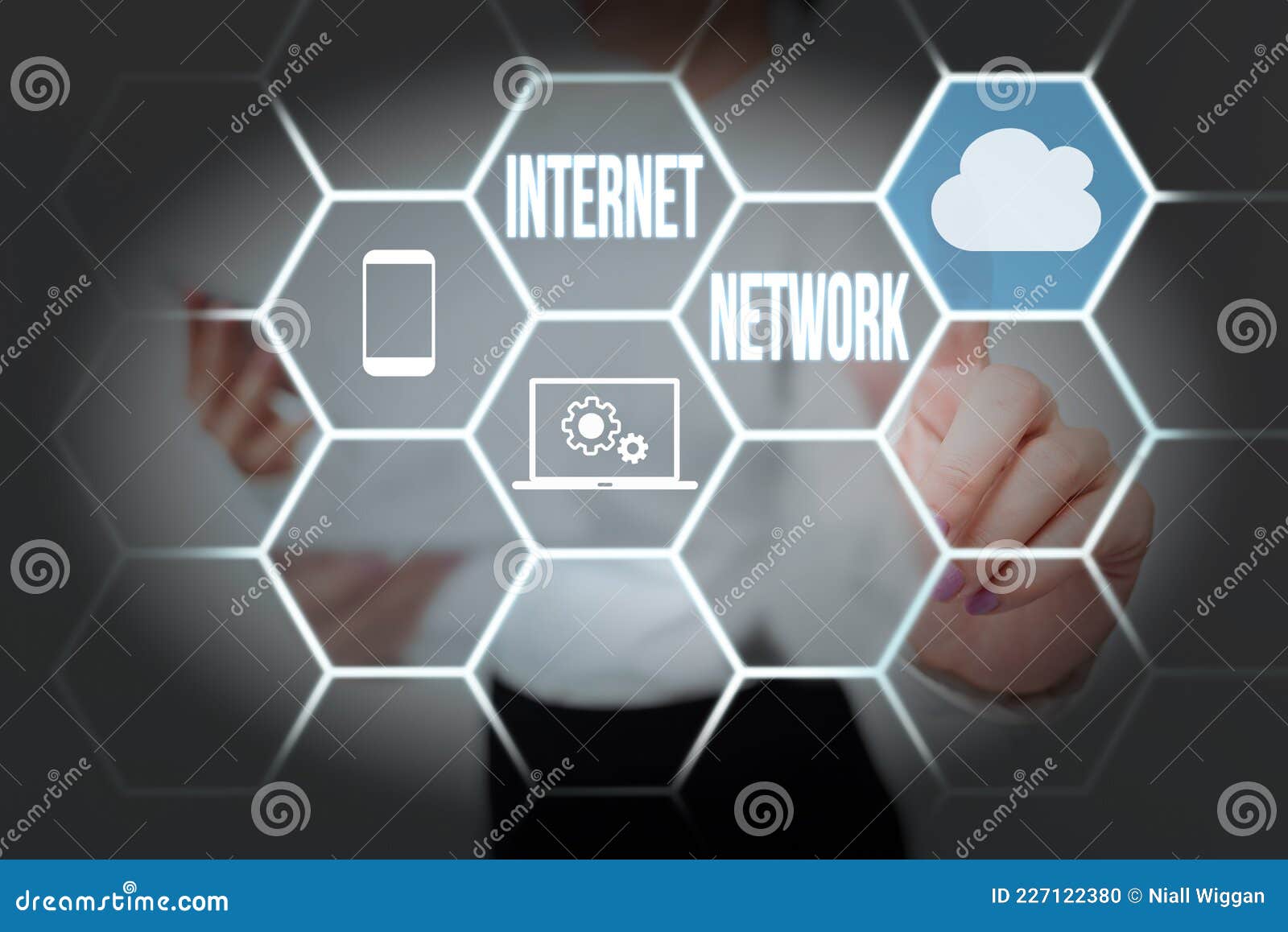 Text Caption Presenting Internet Network. Business Overview Connects ...