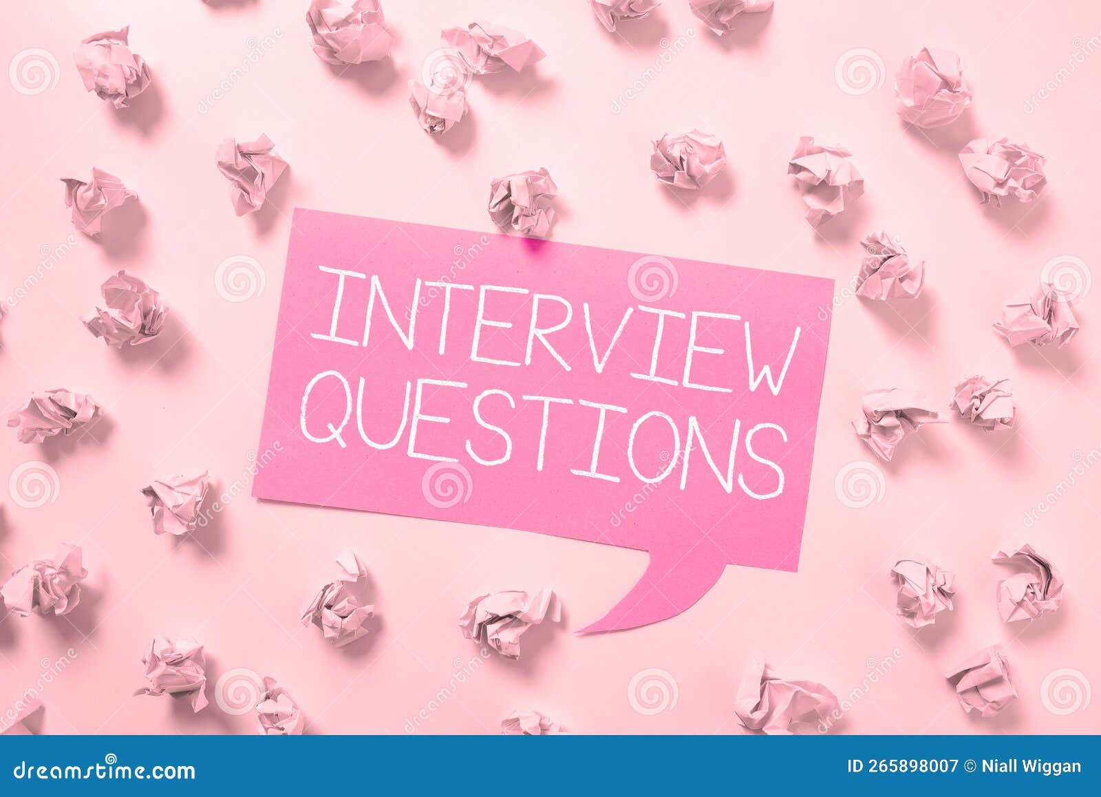 Text Caption Presenting Interview Questions. Business Overview Typical ...