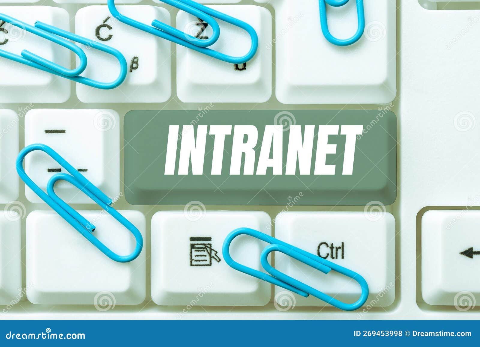 Text Caption Presenting Intranet. Word for Local or Restricted ...