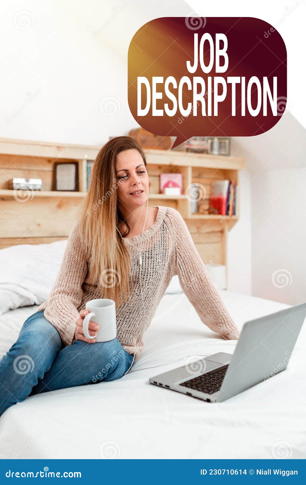 Text Caption Presenting Job Description. Business Showcase a Document ...