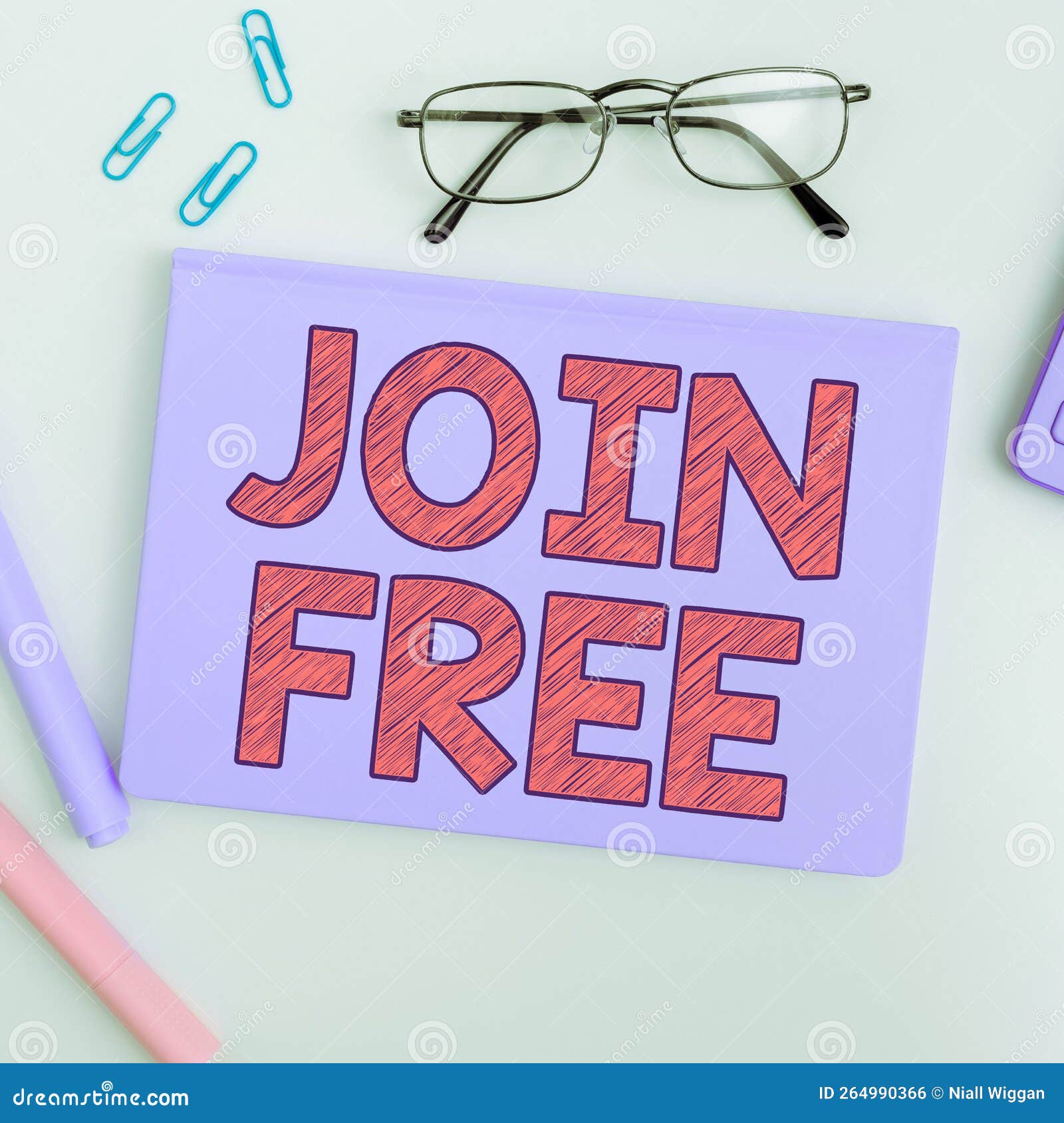 Text Caption Presenting Join Free. Concept Meaning the Act or an ...