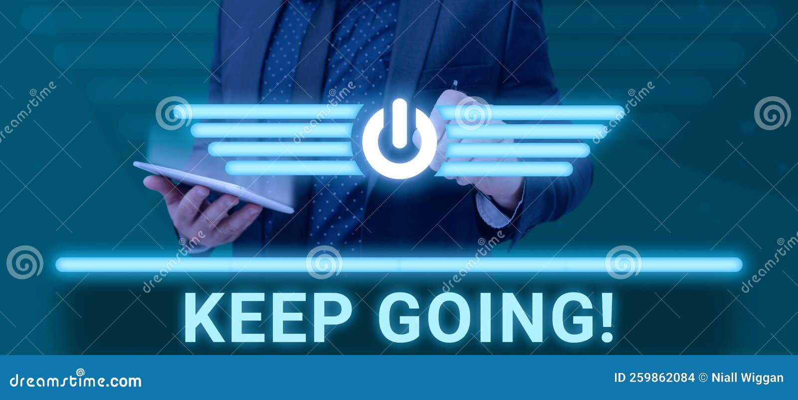 Text Caption Presenting Keep Going. Business Overview To Continue ...