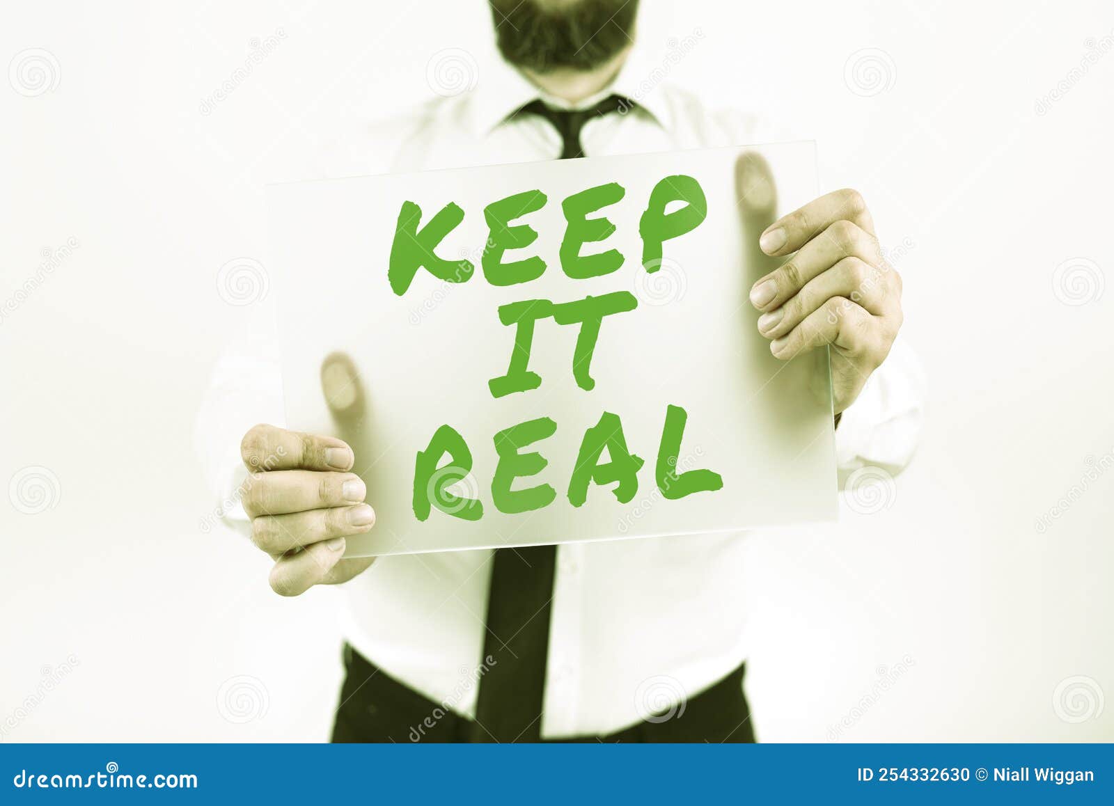 Text Caption Presenting Keep it Real. Internet Concept Be Yourself ...