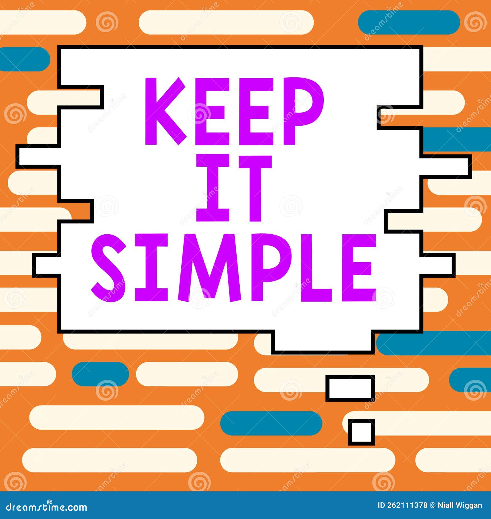 Text Caption Presenting Keep it Simple. Word for Easy To Toss Around ...