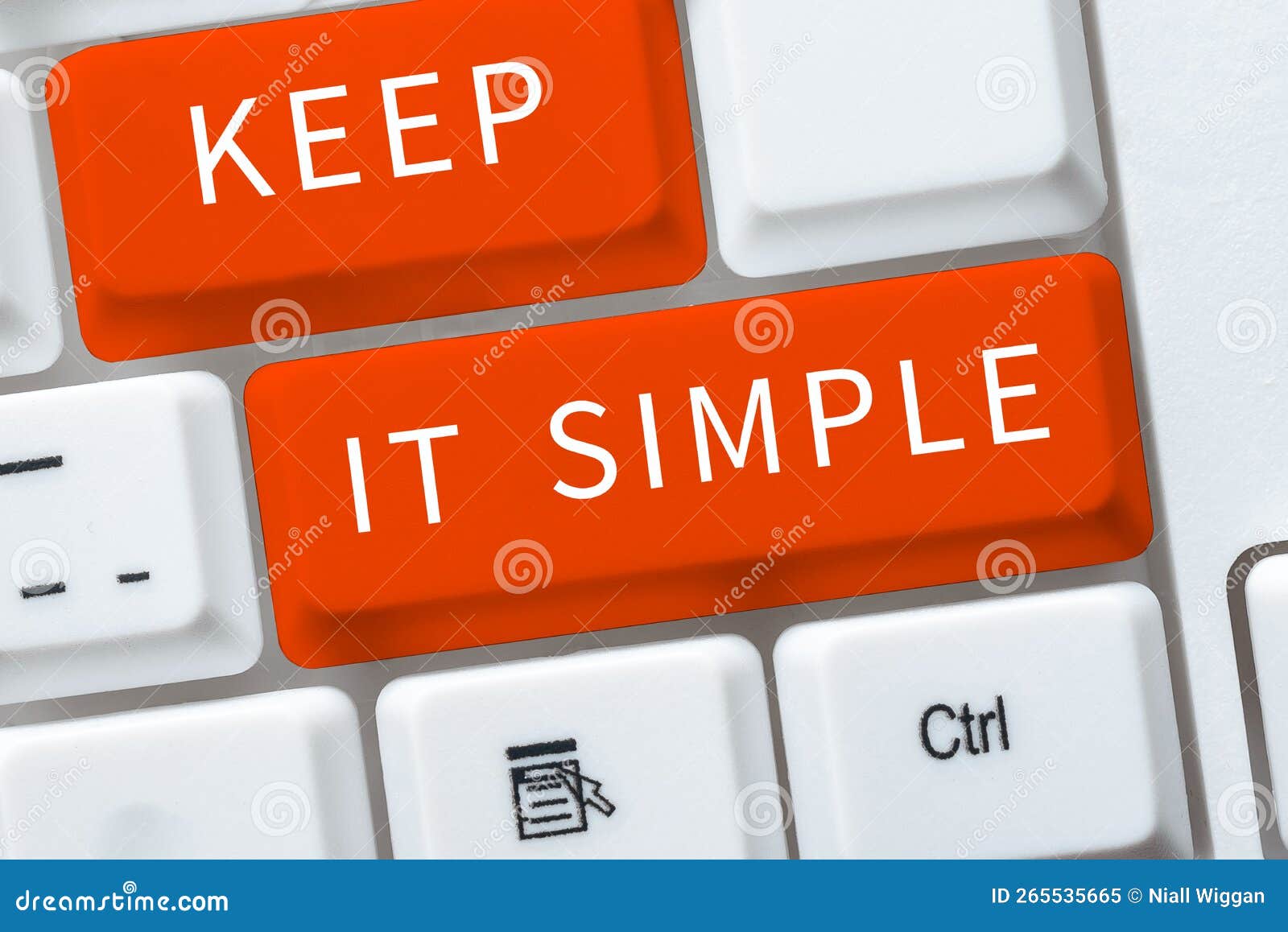 Text Caption Presenting Keep it Simple. Word Written on Easy To Toss ...