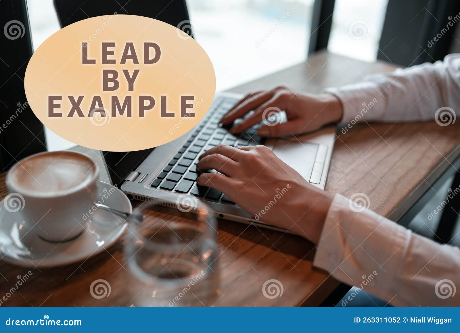 Text Caption Presenting Lead by Example. Word Written on Be a Mentor ...