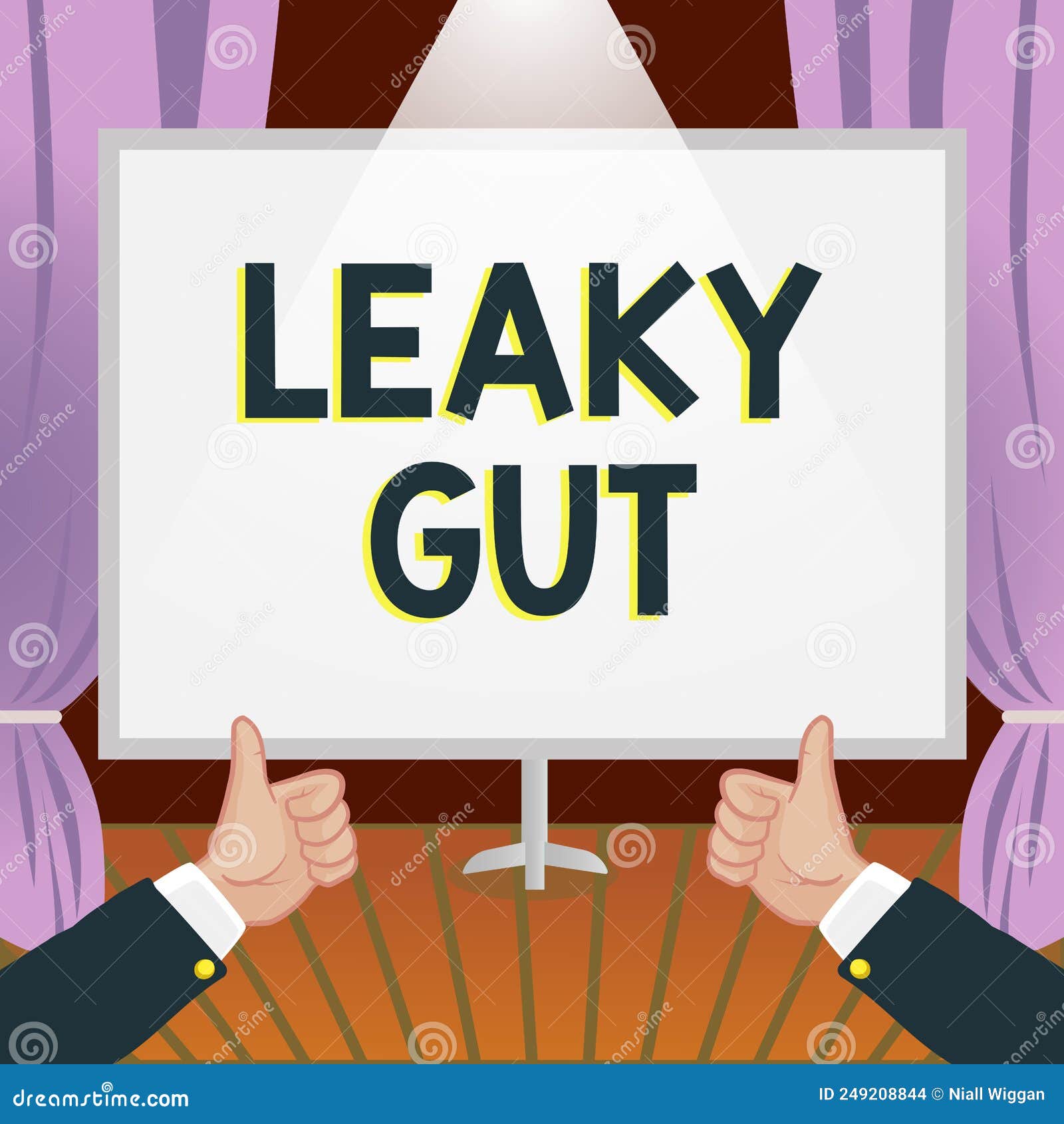 Inspiration Showing Sign Leaky Gut. Internet Concept a Condition in ... Inspiration Showing Sign Leaky Gut. Internet Concept a Condition in ...