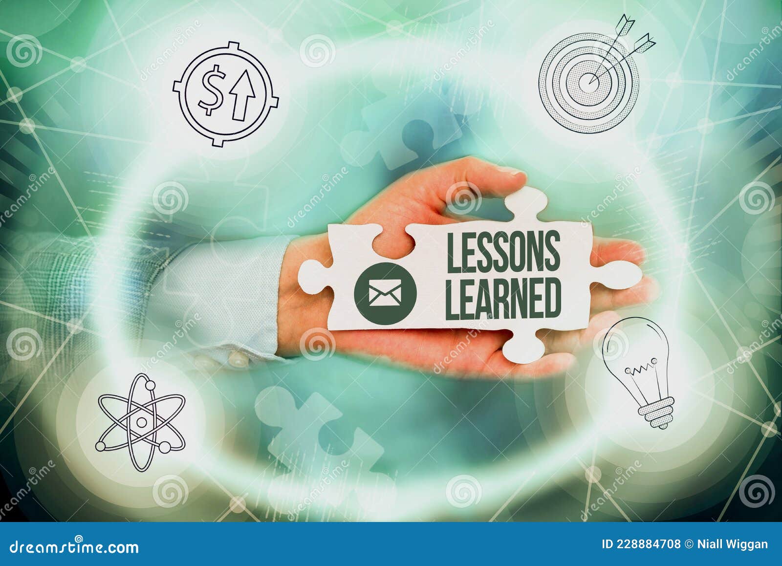 Text Caption Presenting Lessons Learned. Business Approach the ...