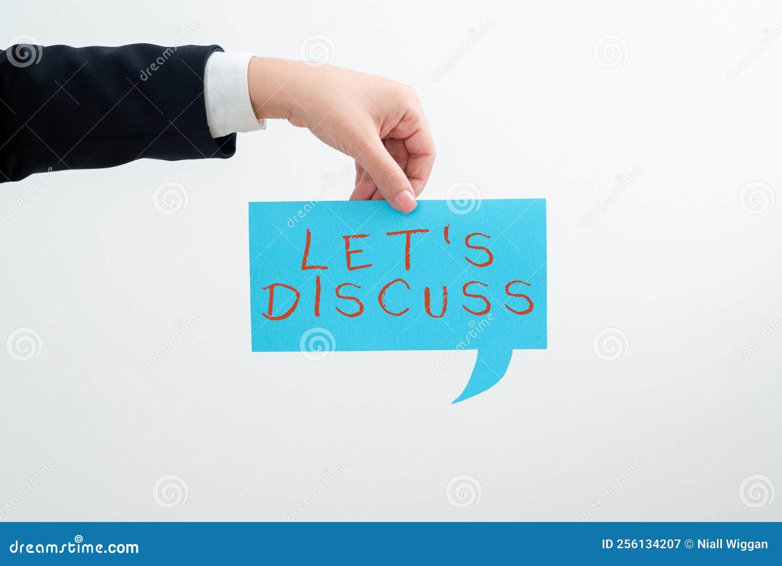 Text Caption Presenting Let S Discuss. Internet Concept Permit To Talk ...