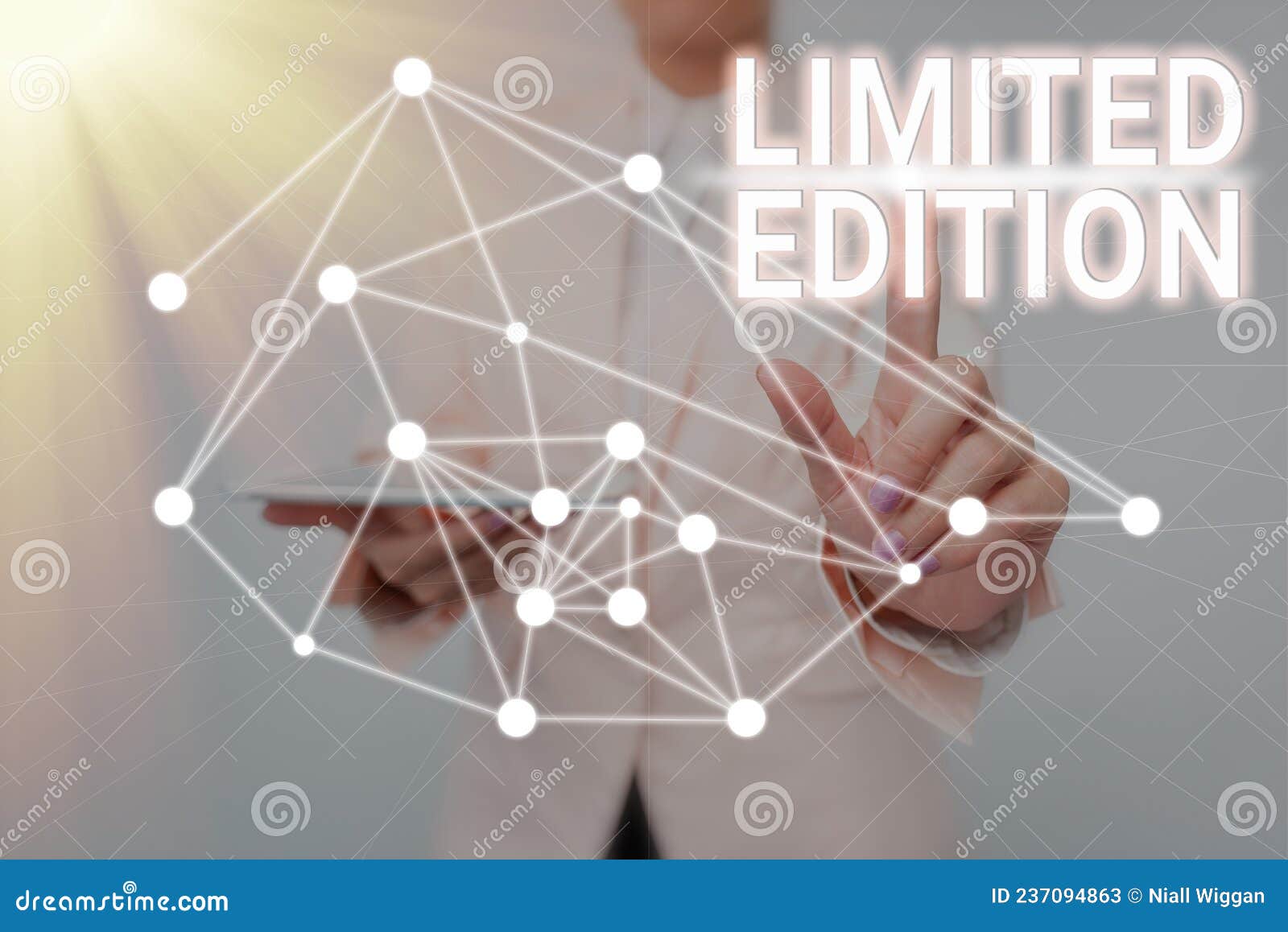 Conceptual Display Limited Edition. Business Approach Work of Something ...