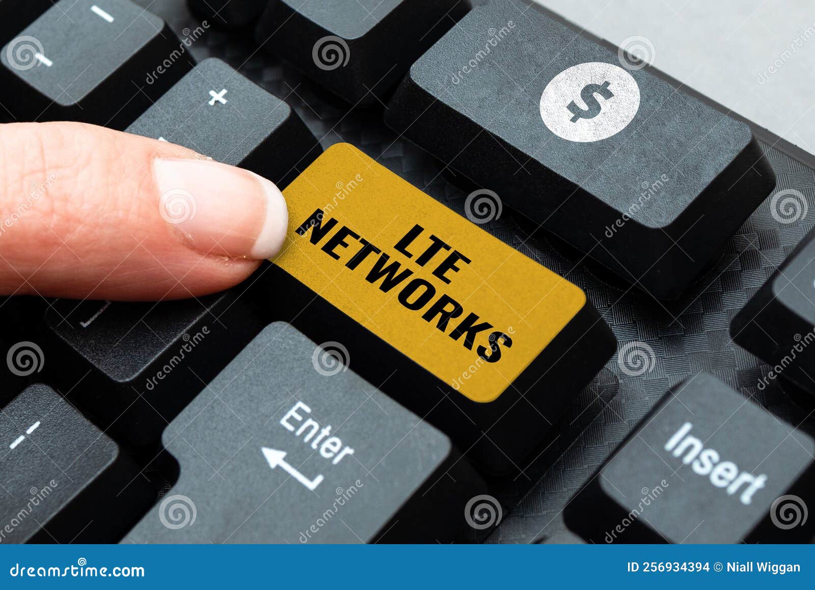 Text Caption Presenting Lte Networks. Internet Concept Fastest Network ...