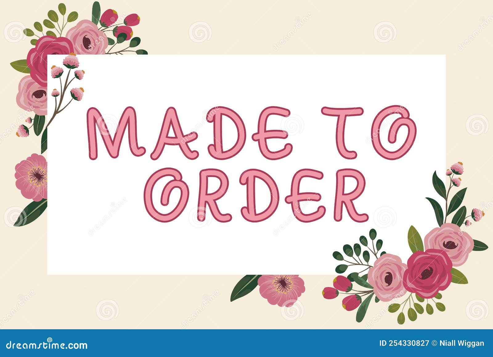 Text Caption Presenting Made To Order. Internet Concept Something Done ...