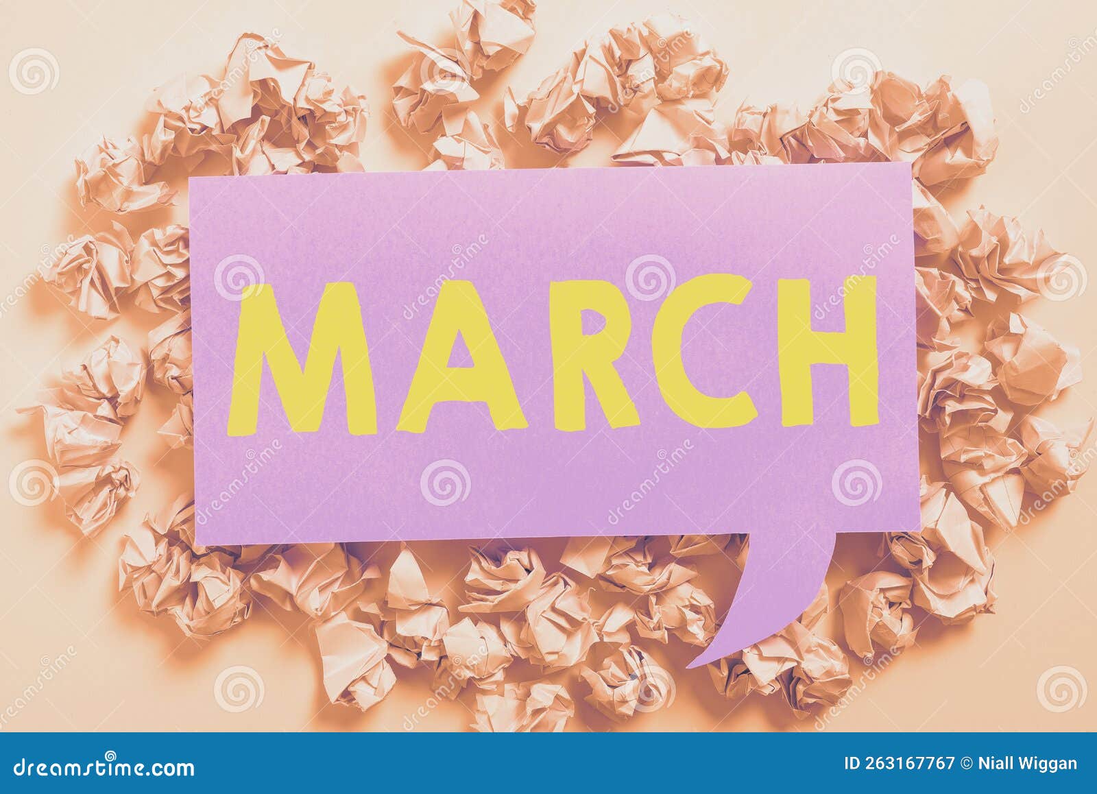 Handwriting Text March. Business Idea Third Month Year Where Spring ...