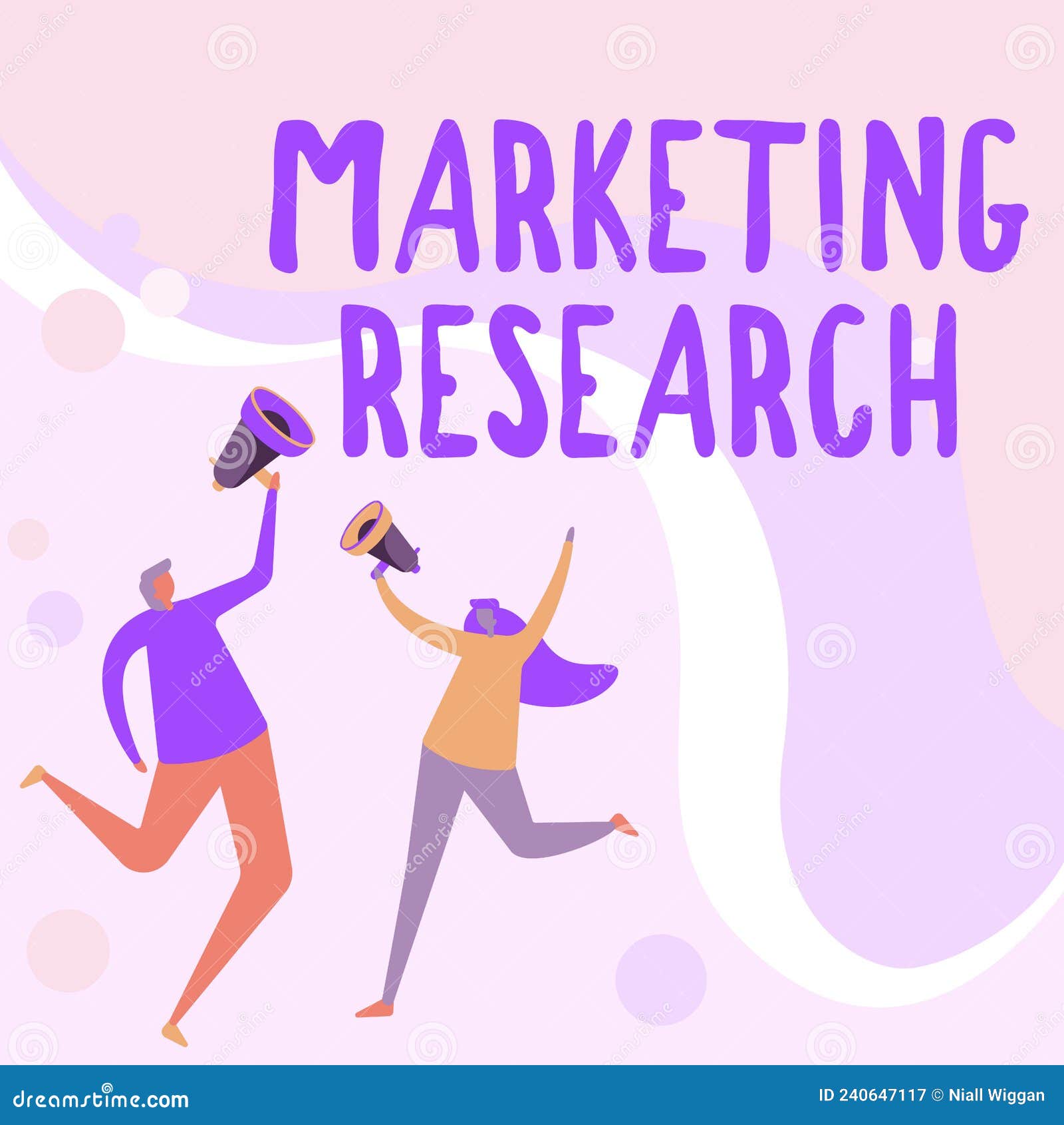 Text Caption Presenting Marketing Research. Internet Concept Process of ...