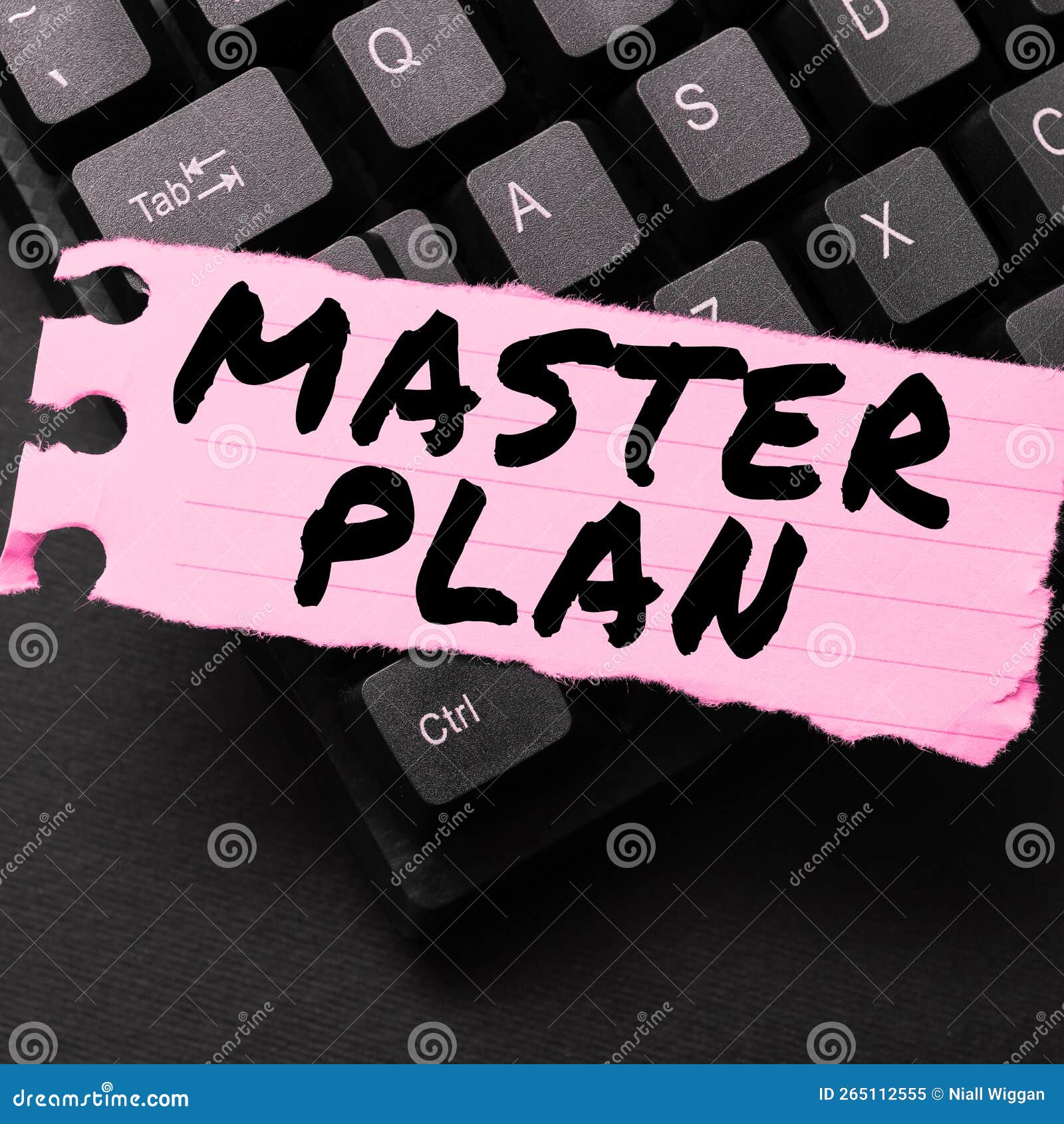 Text Caption Presenting Master Plan. Business Approach Dynamic Long ...