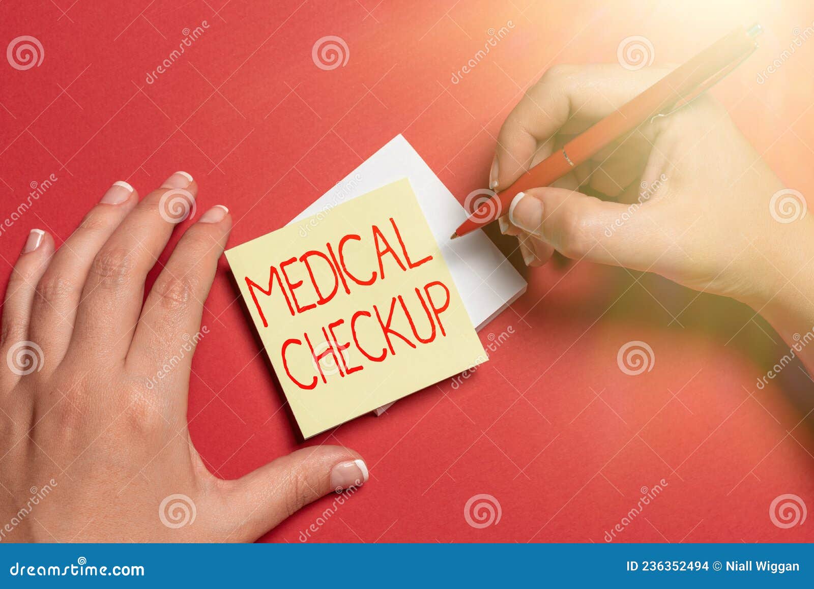 Text Sign Showing Medical Checkup. Business Overview Thorough Physical ...