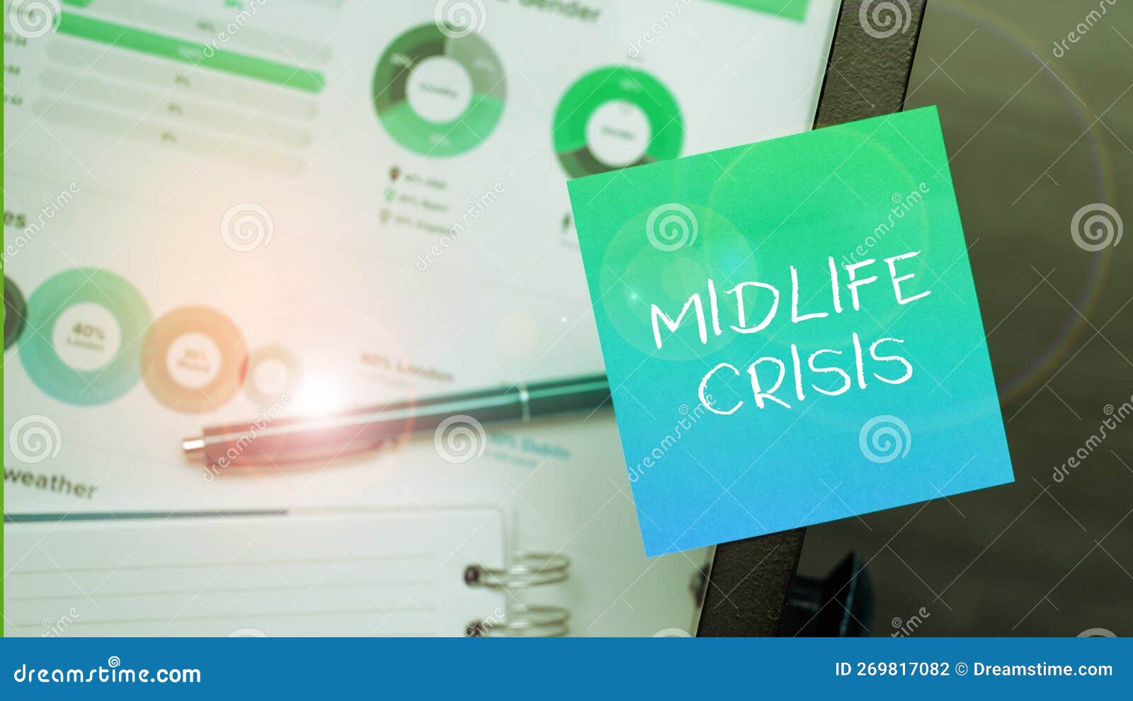 Text Caption Presenting Midlife Crisis. Word for Software Development ...