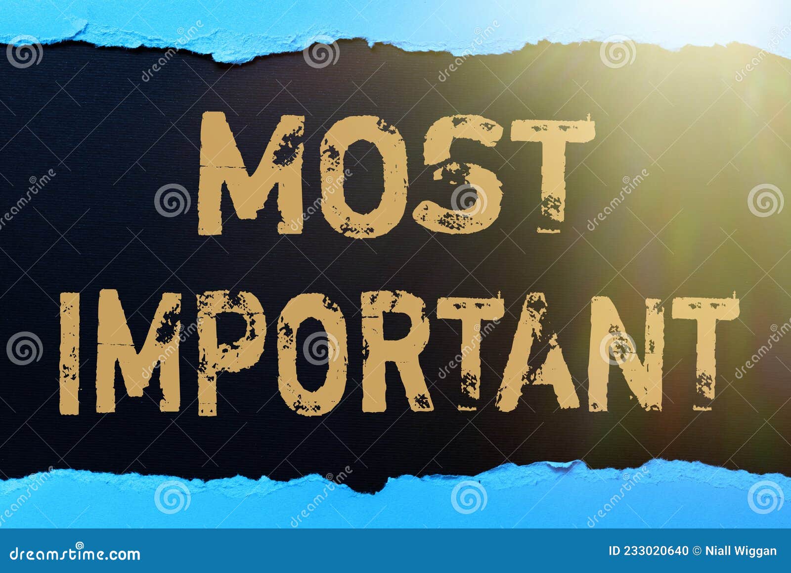 Text Caption Presenting Most Important. Concept Meaning Greatest or ...