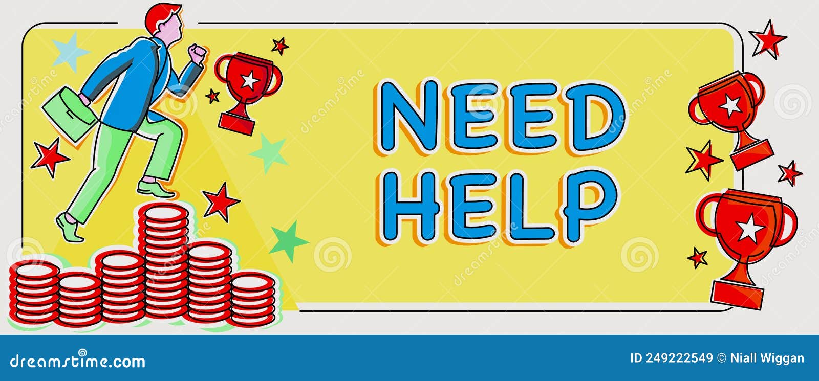 Text Caption Presenting Need Help. Word Written on when Someone is ...