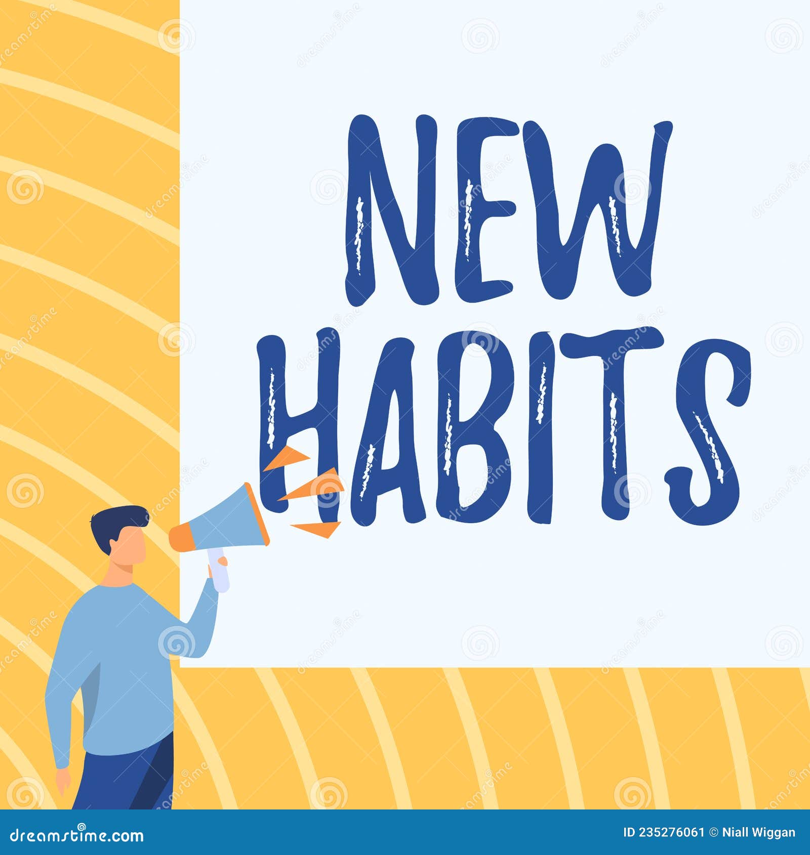 Writing Displaying Text New Habits. Business Concept Change the Routine ...